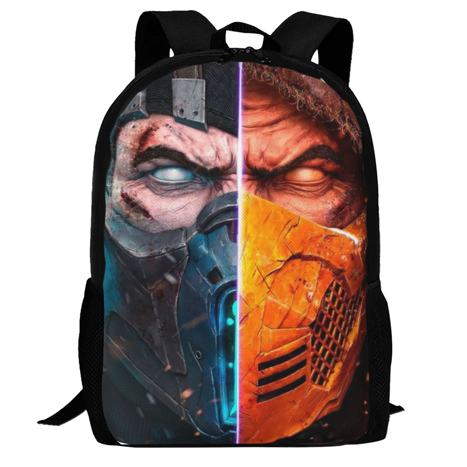 Mortal Kombat Backpack, 3d Printed Laptop Backpack, Water Resistant ...