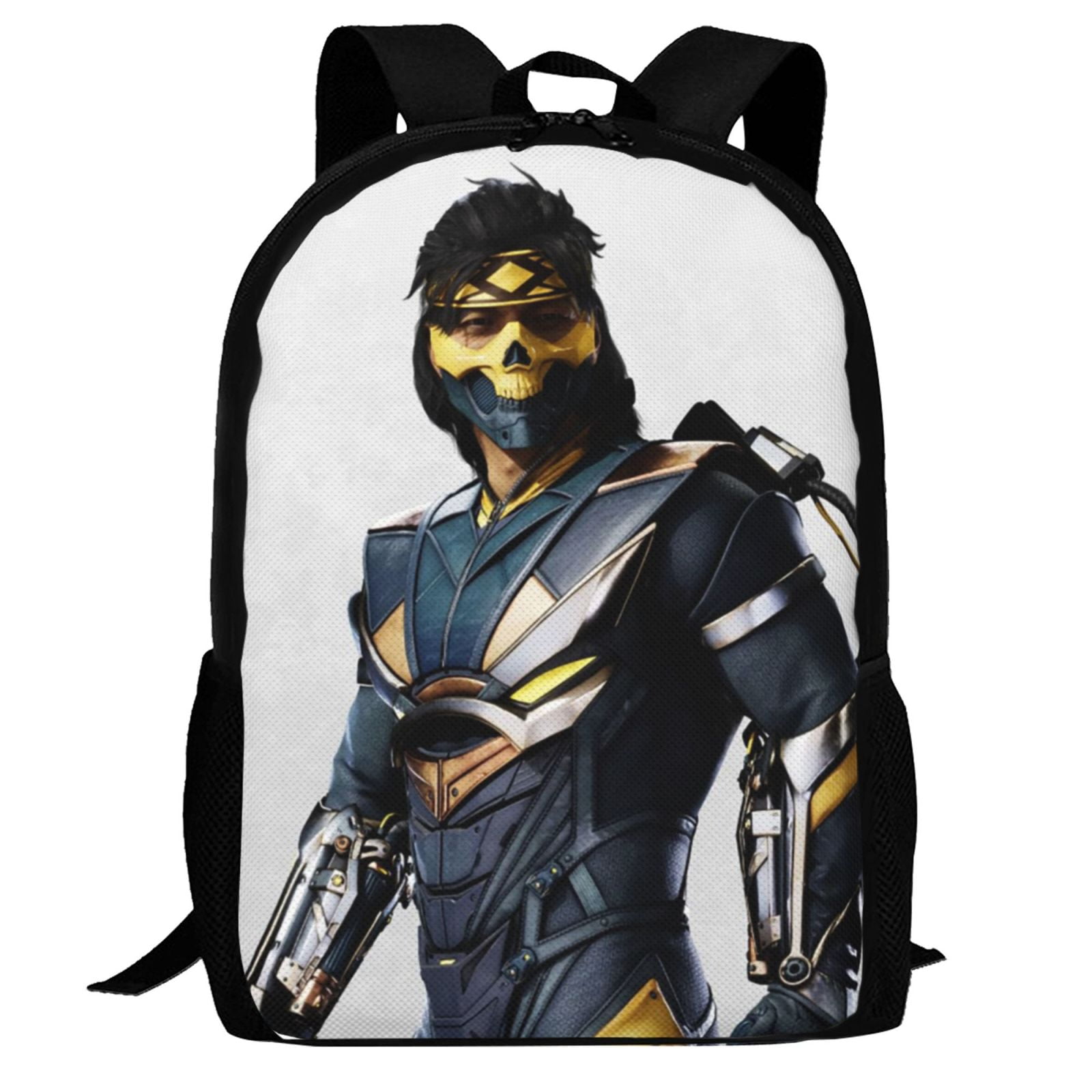 Mortal Kombat Backpack, 3d Printed Laptop Backpack, Water Resistant ...