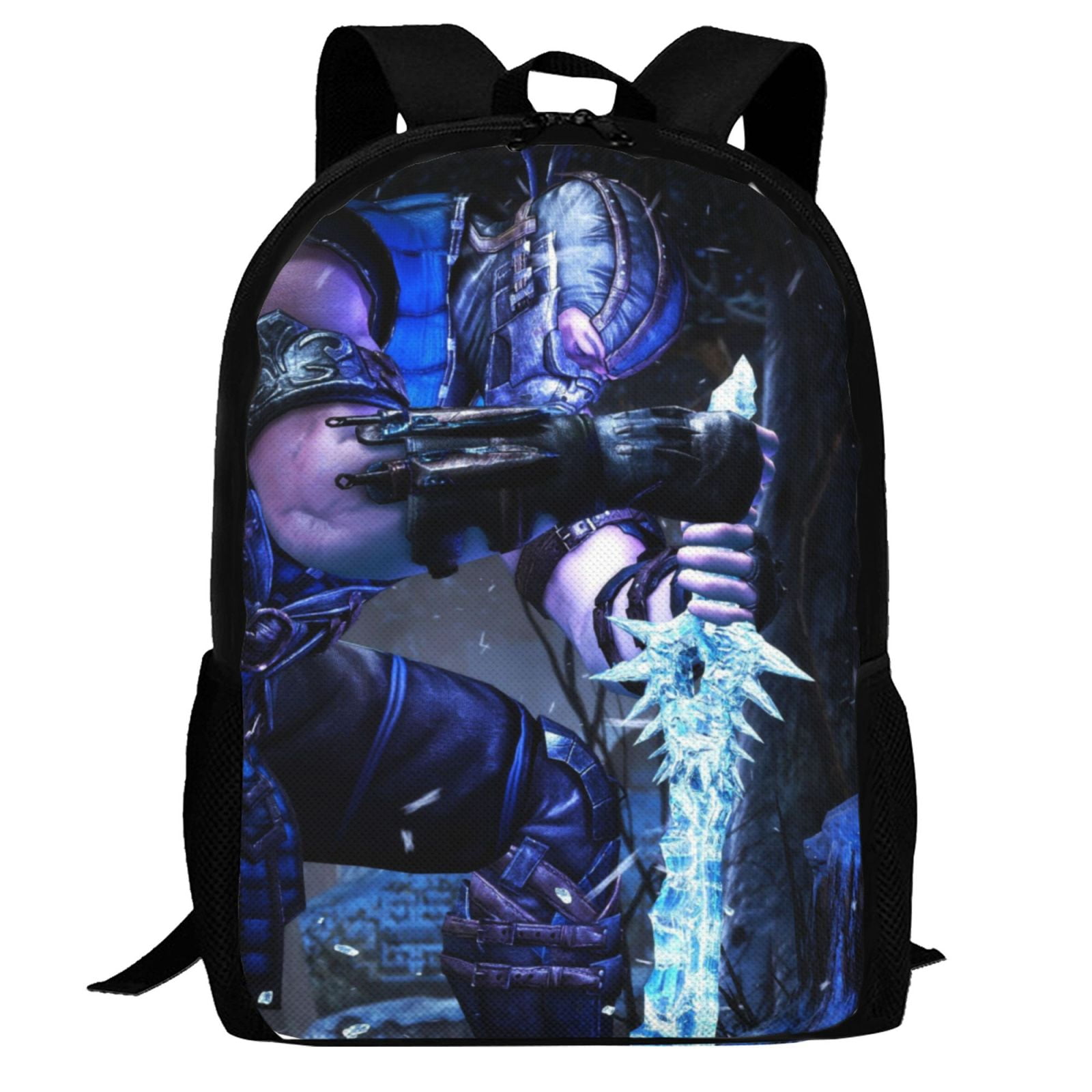 Mortal Kombat Backpack, 3d Printed Laptop Backpack, Water Resistant ...