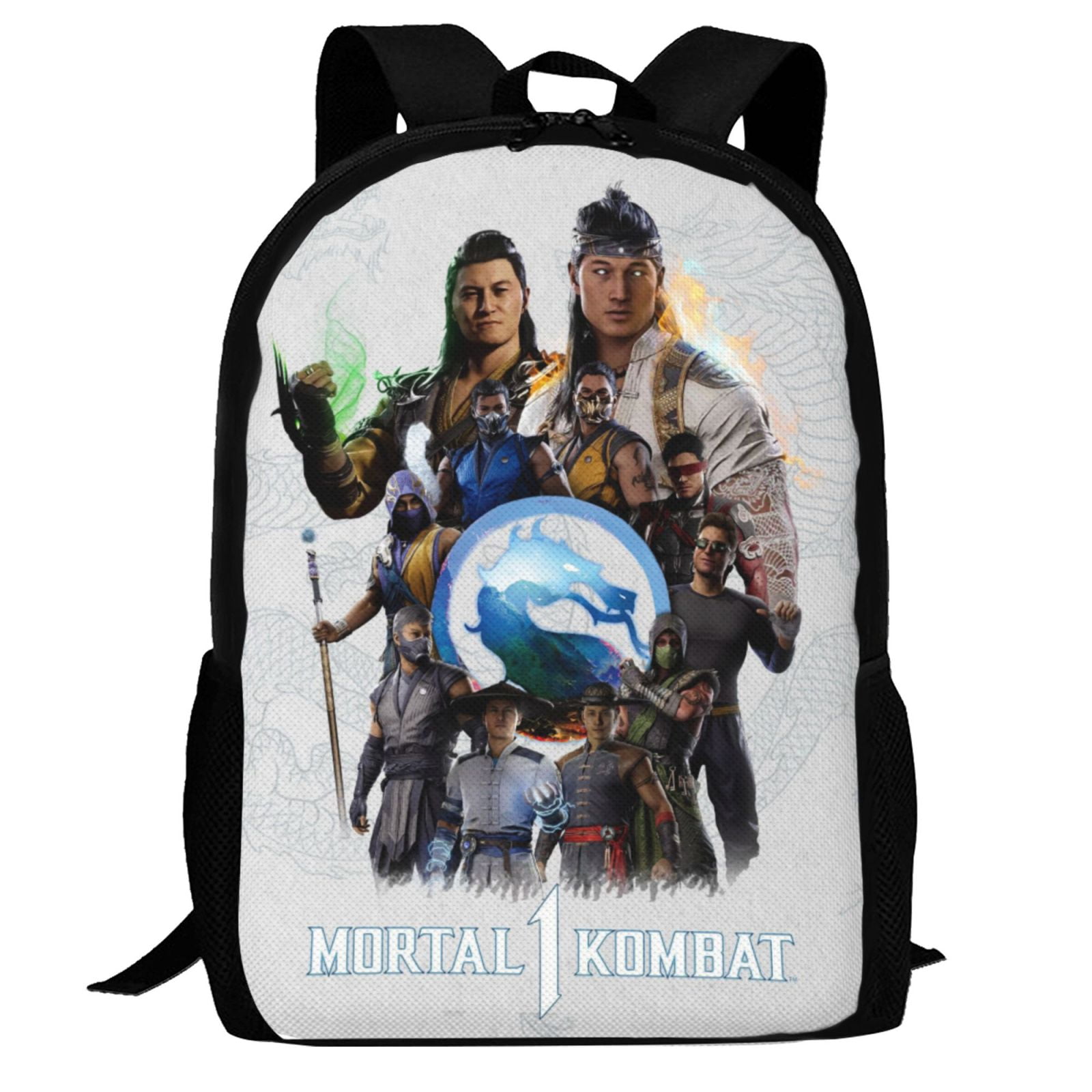 Mortal Kombat Backpack, 3d Printed Laptop Backpack, Water Resistant ...