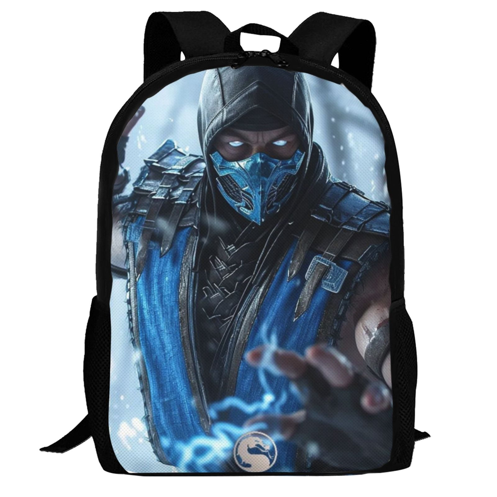 Mortal Kombat Backpack, 3d Printed Laptop Backpack, Water Resistant ...