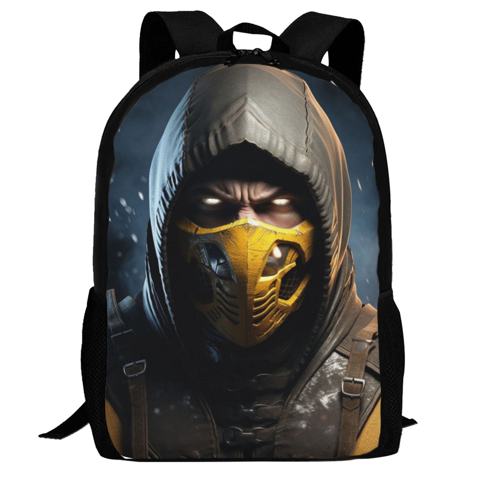 Mortal Kombat Backpack, 3d Printed Laptop Backpack, Water Resistant ...