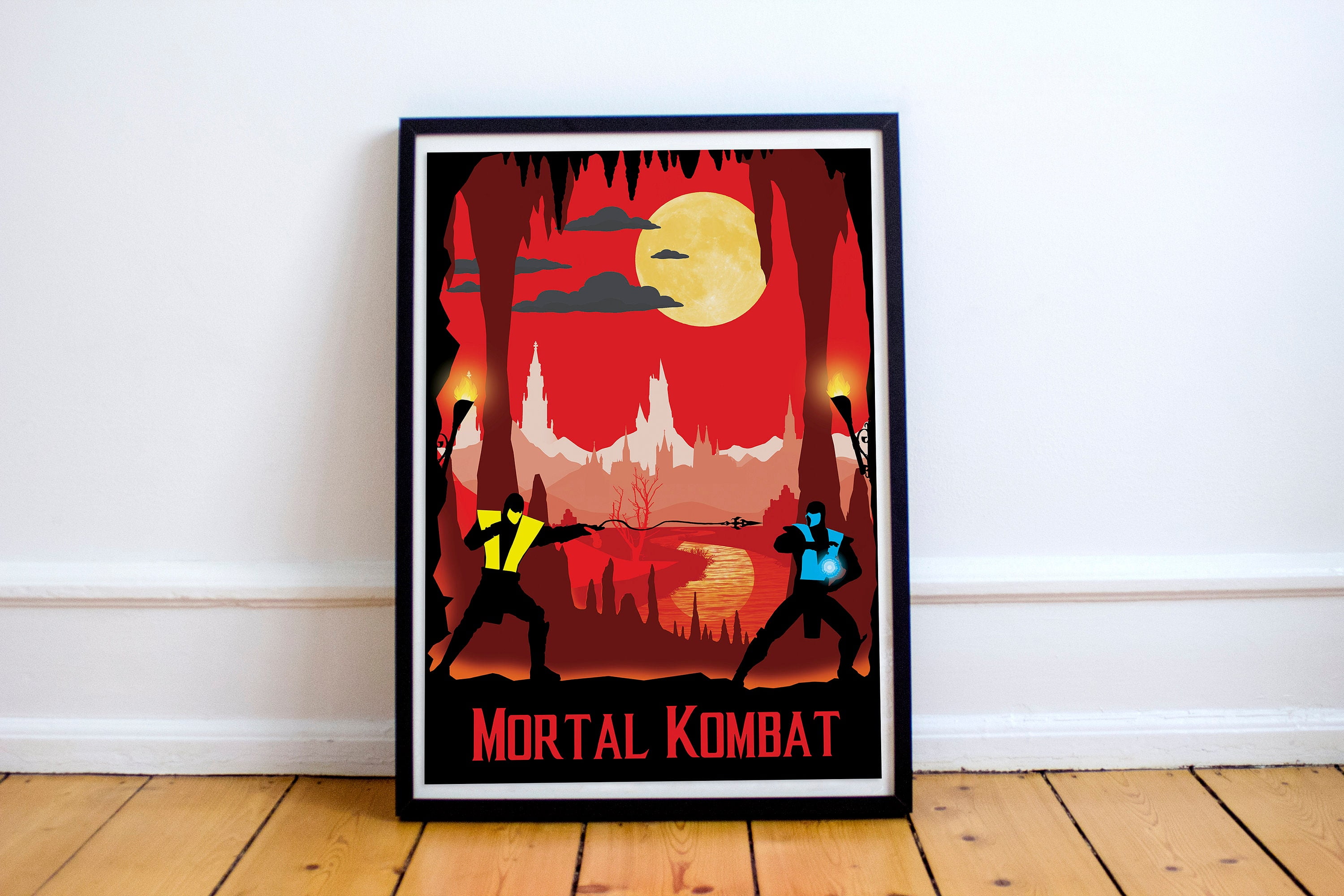 Mortal Kombat Game Art - Full Page, minimalist, video game, gaming ...