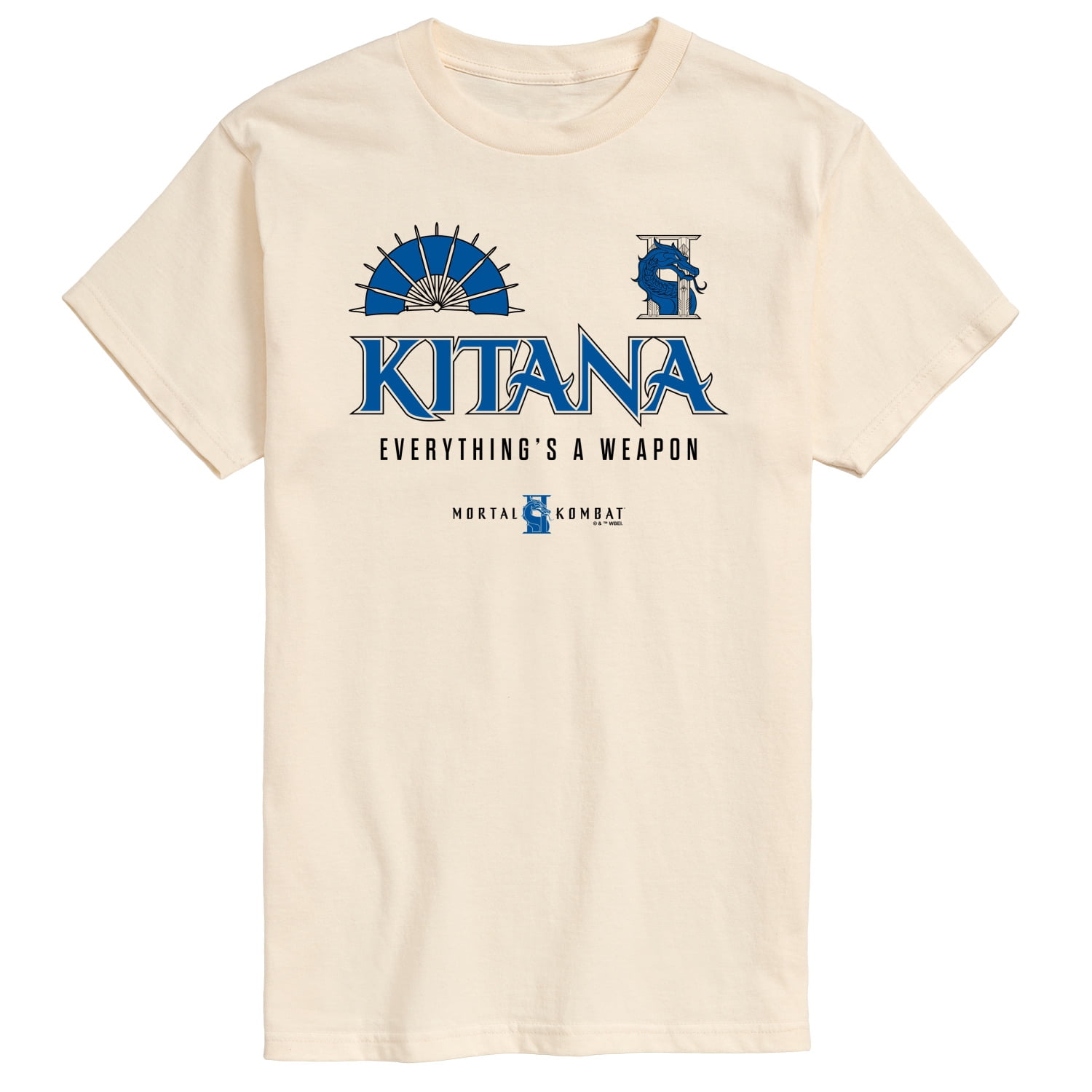 Mortal Kombat - Kitana Jersey - Men's Short Sleeve Graphic T-Shirt ...
