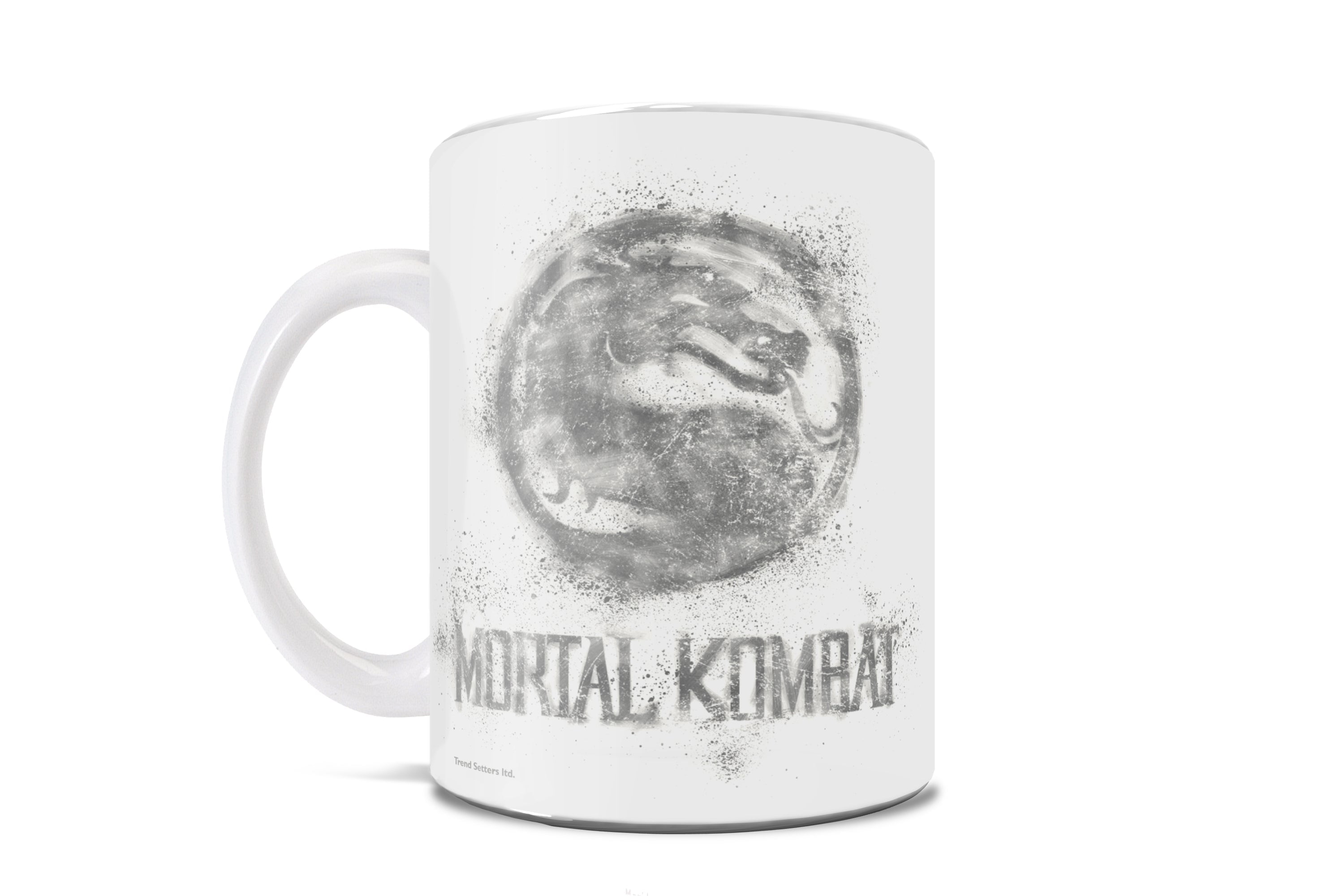 Mortal Kombat Klassic (Concrete Logo) 11 oz Ceramic Mug - Walmart.com
