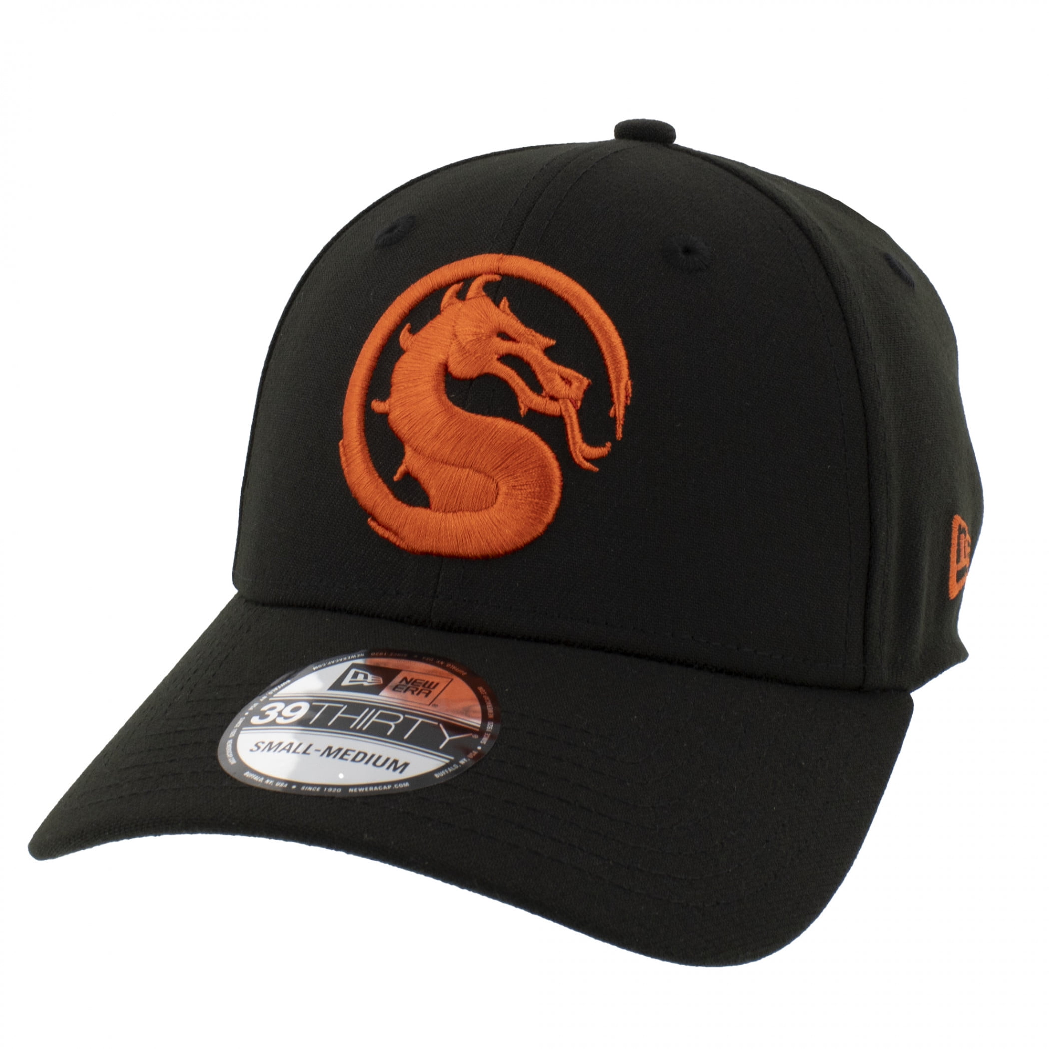 Mortal Kombat Logo New Era 39Thirty Fitted Hat-Small/Medium - Walmart.com