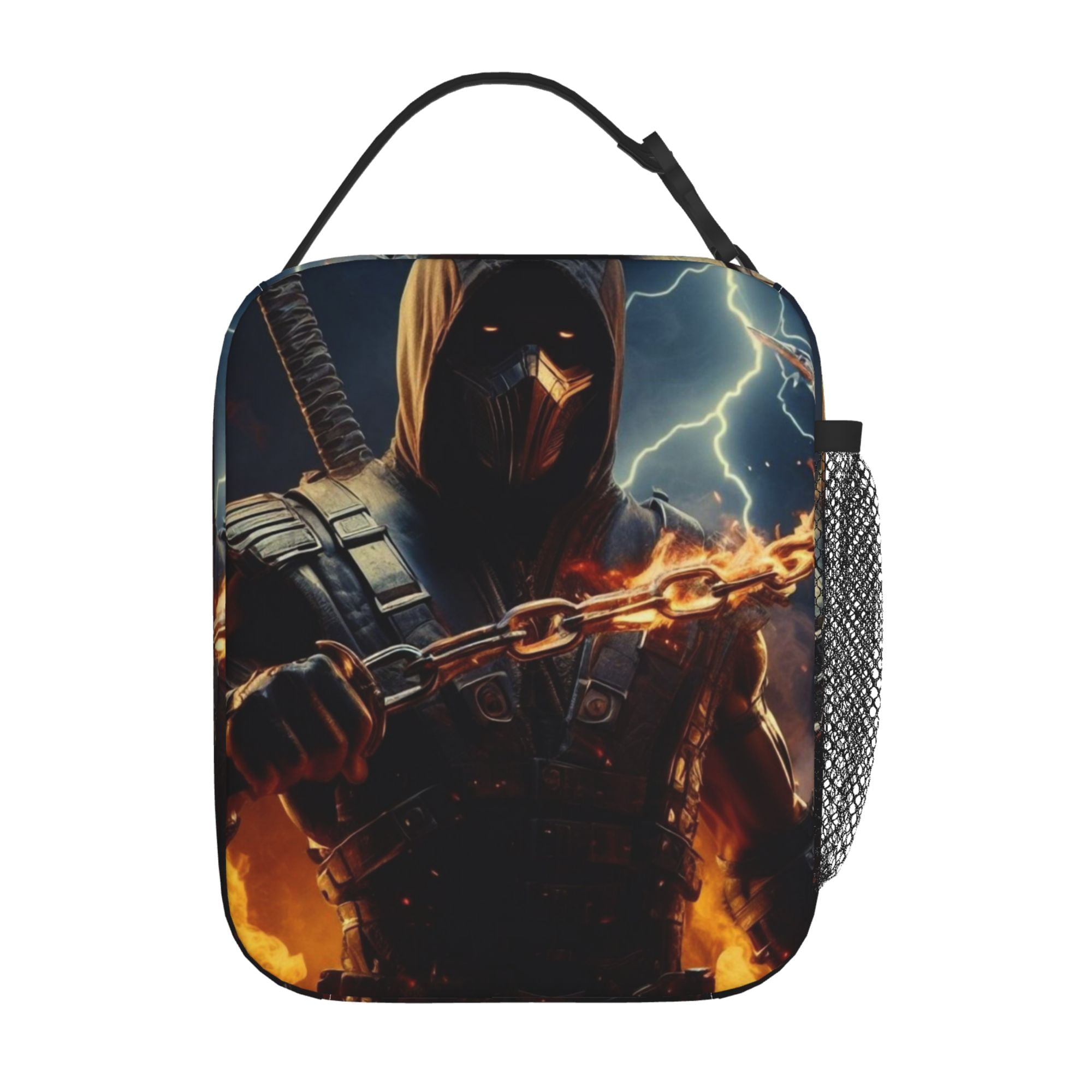 Mortal Kombat Lunch Bag Reusable Lunch Tote Bag Insulated Portable ...