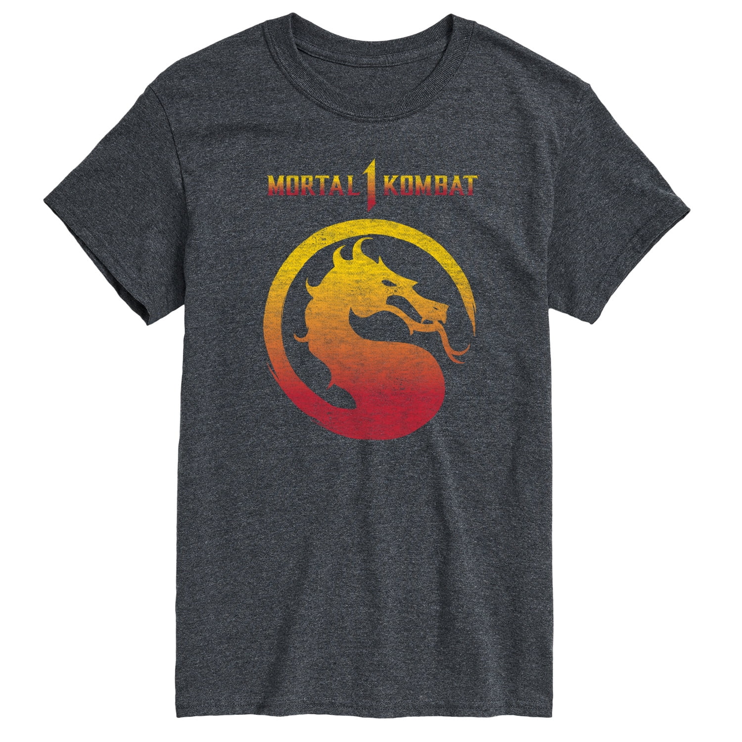 Mortal Kombat - Mk 1 Logo Vintage - Men's Short Sleeve Graphic T-Shirt ...