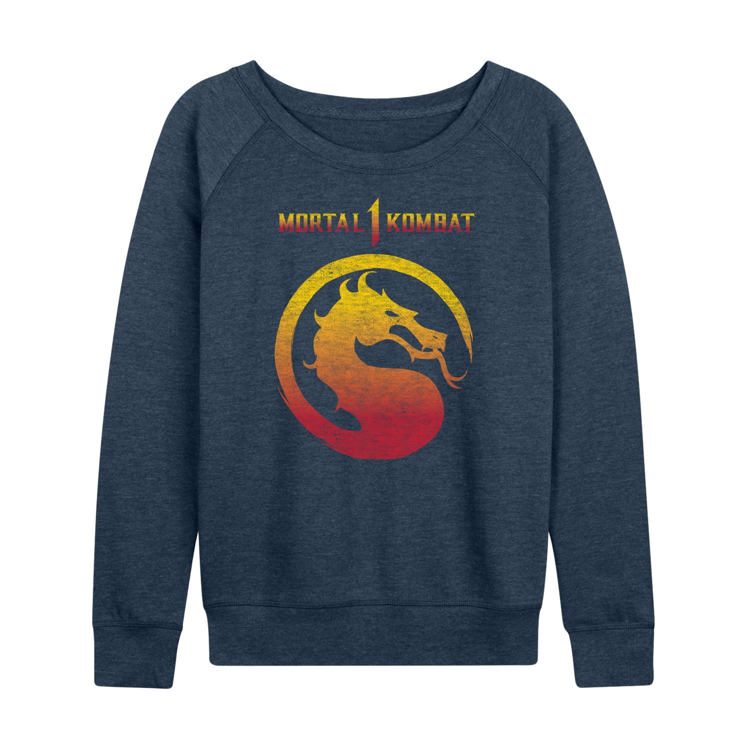 Mortal Kombat - Mk 1 Logo Vintage - Women's Lightweight French Terry ...