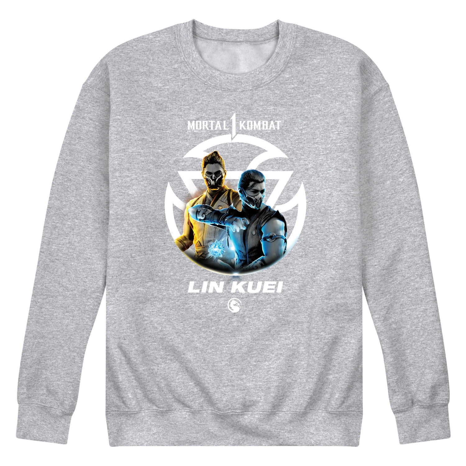 Mortal Kombat - Mk Lin Kuei - Adult Crew Fleece - Walmart.com