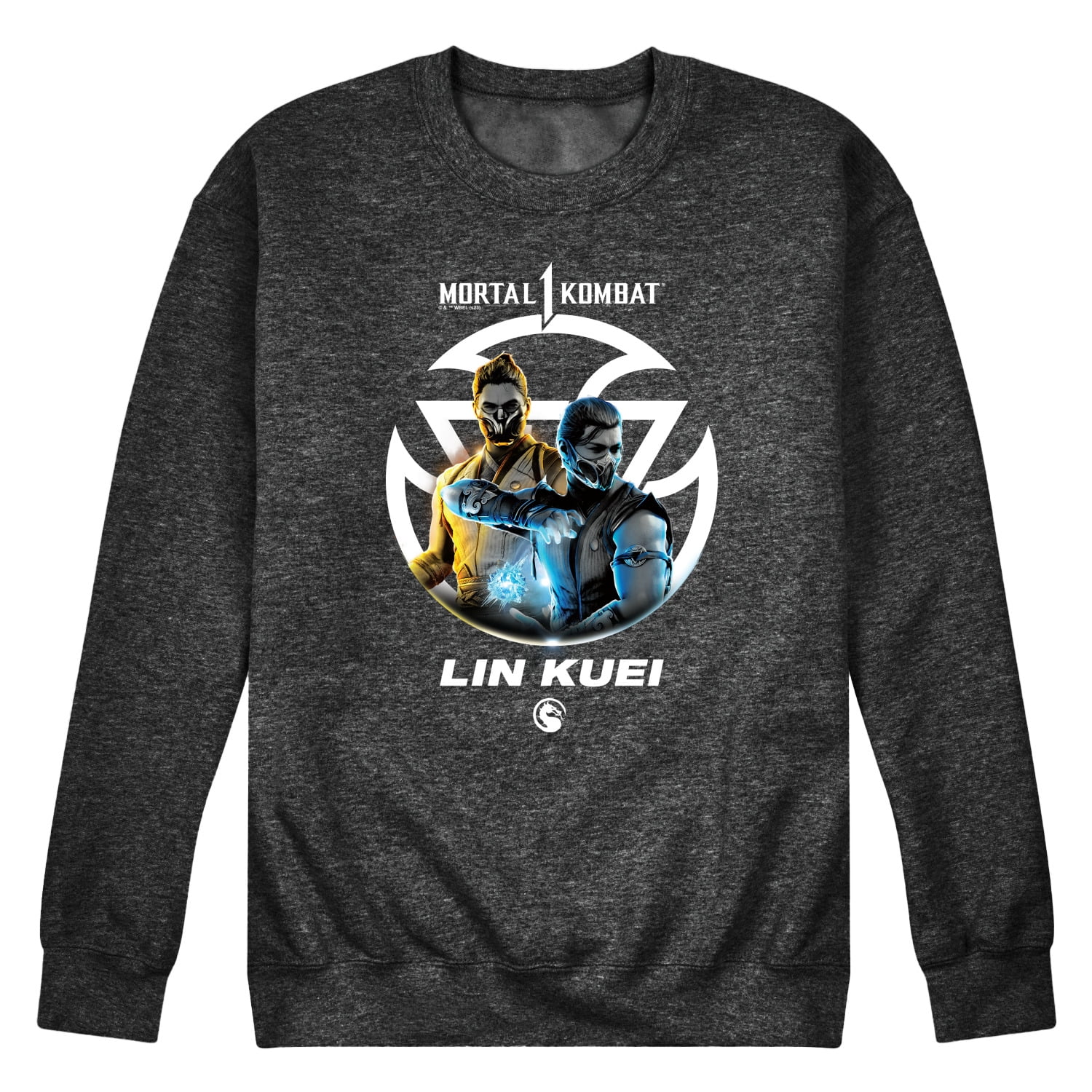 Mortal Kombat - Mk Lin Kuei - Adult Crew Fleece - Walmart.com