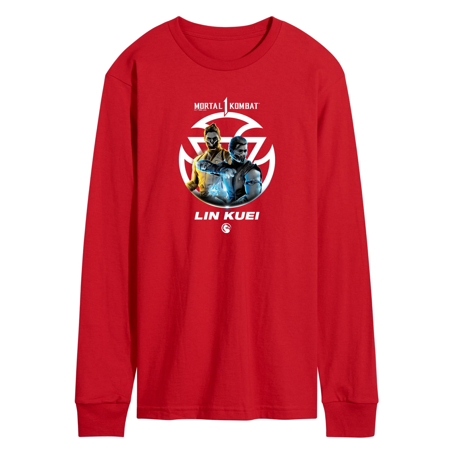 Mortal Kombat - Mk Lin Kuei - Adult Long Sleeve Tee - Walmart.com