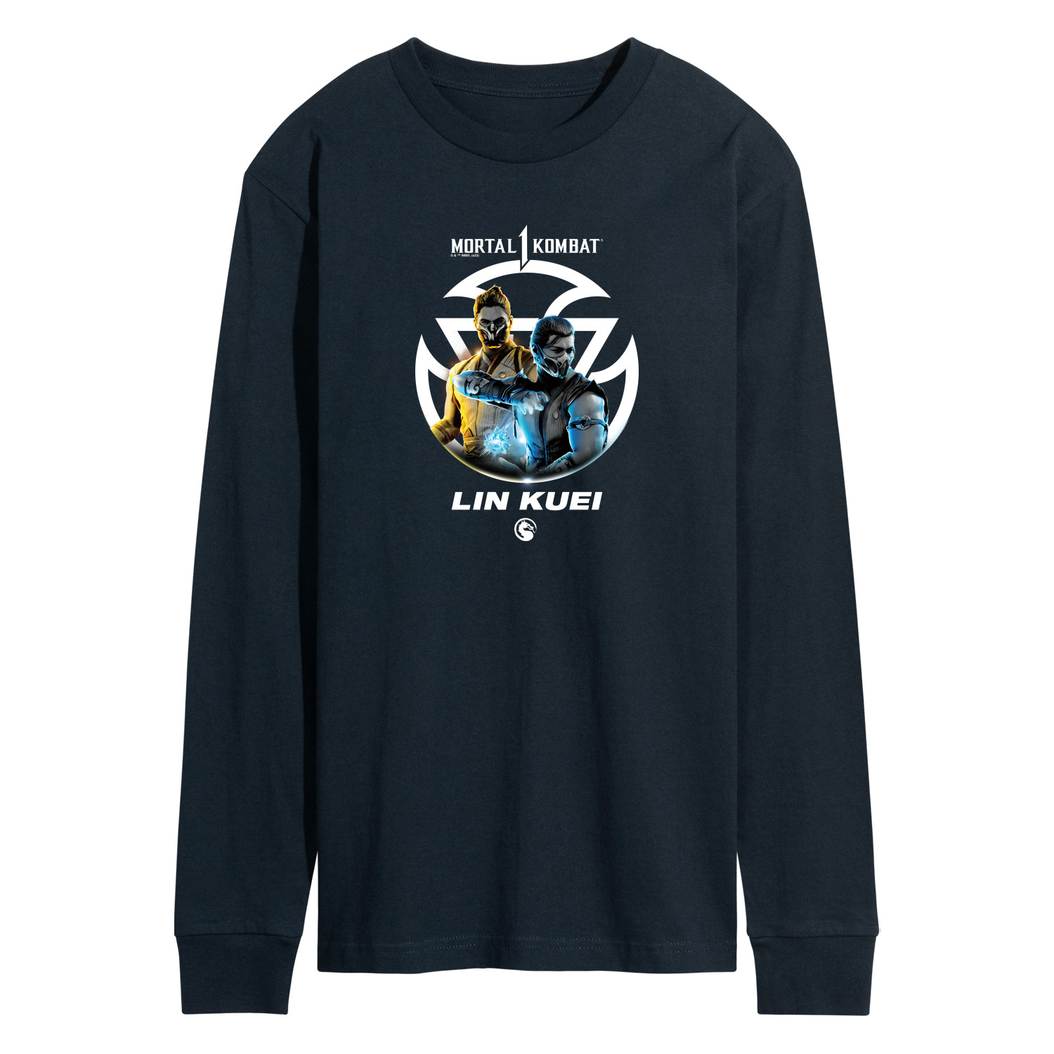Mortal Kombat - Mk Lin Kuei - Adult Long Sleeve Tee - Walmart.com
