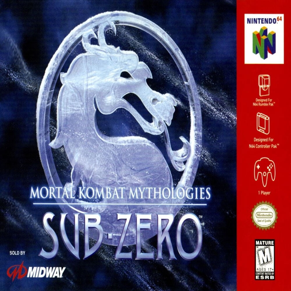Mortal Kombat Mythologies: Sub-Zero N64 Game,North America Version ...