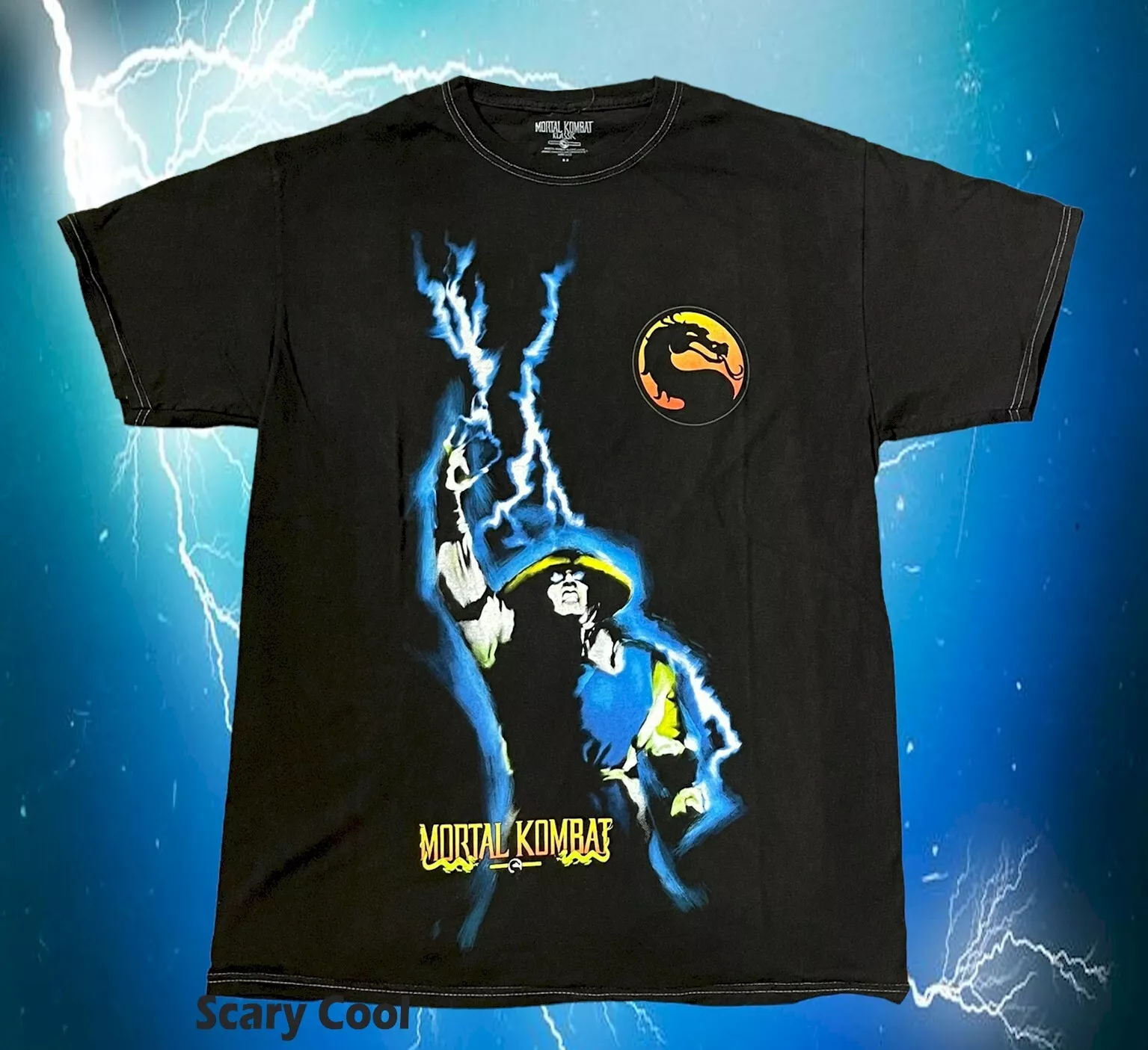 Mortal Kombat Raiden 1992 Classic Mens T-Shirt - Walmart.com