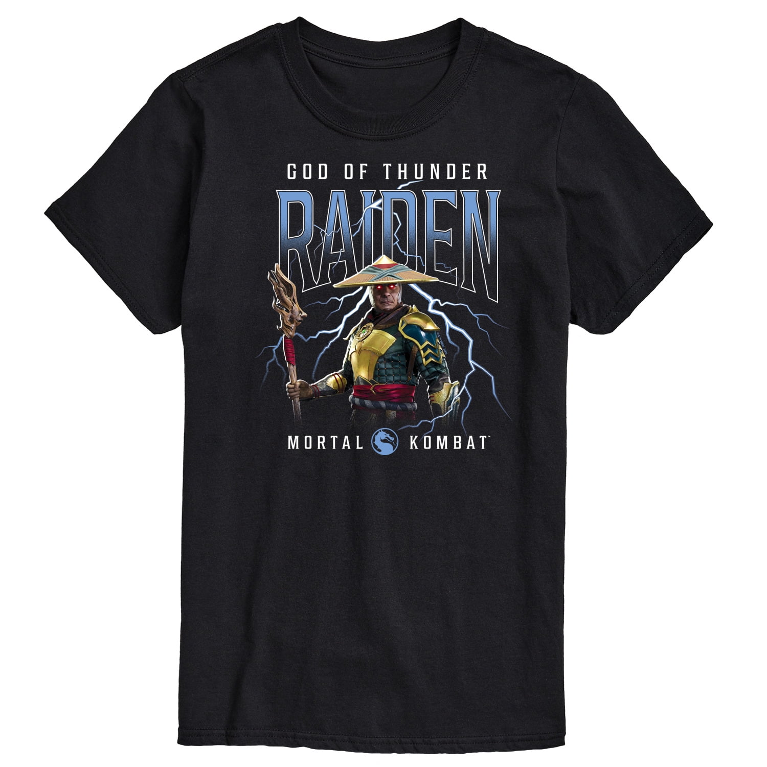 Mortal Kombat - Raiden - Men's Short Sleeve Graphic T-Shirt - Walmart.com
