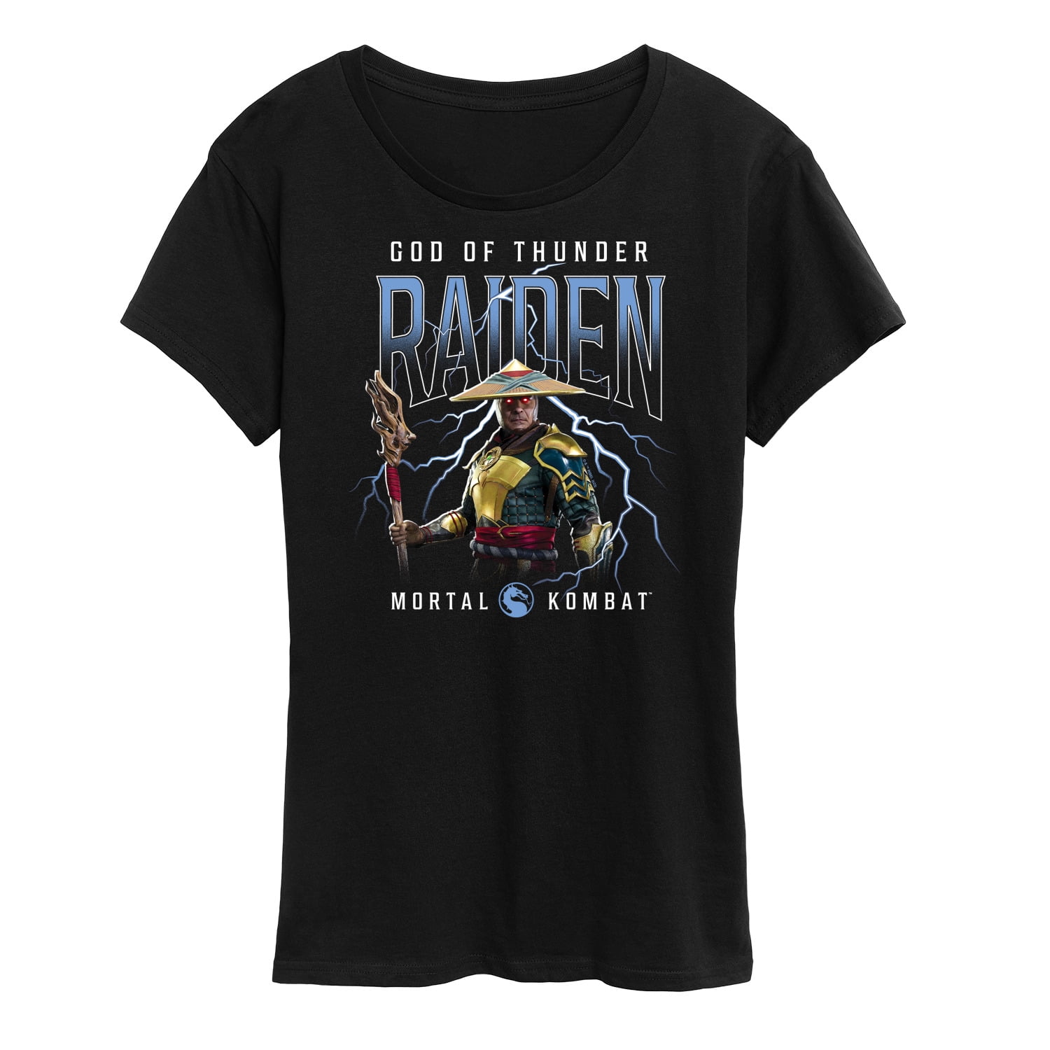 Mortal Kombat - Raiden - Women's Short Sleeve Graphic T-Shirt - Walmart.com