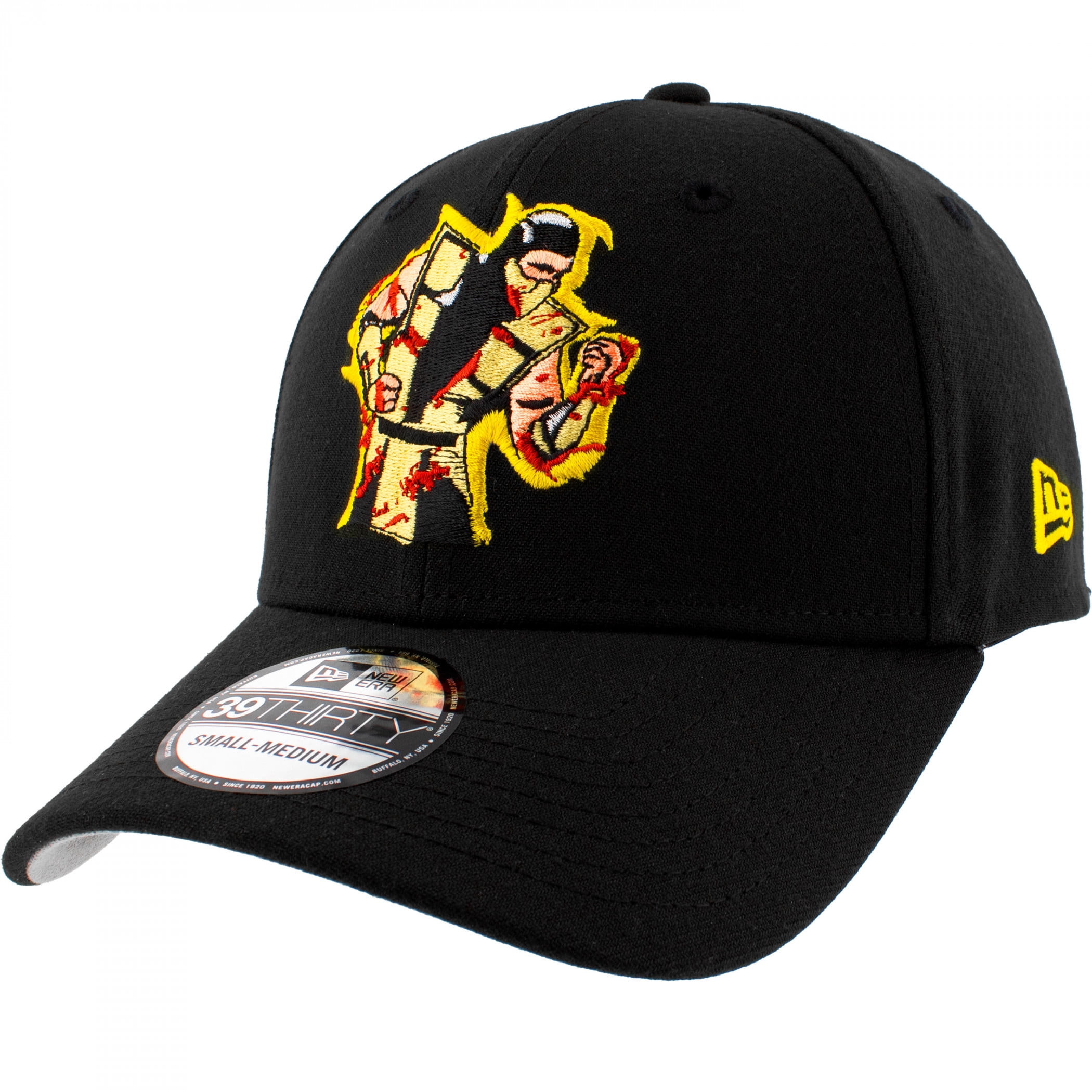 Mortal Kombat Scorpion New Era 39Thirty Fitted Hat-Small/Medium ...