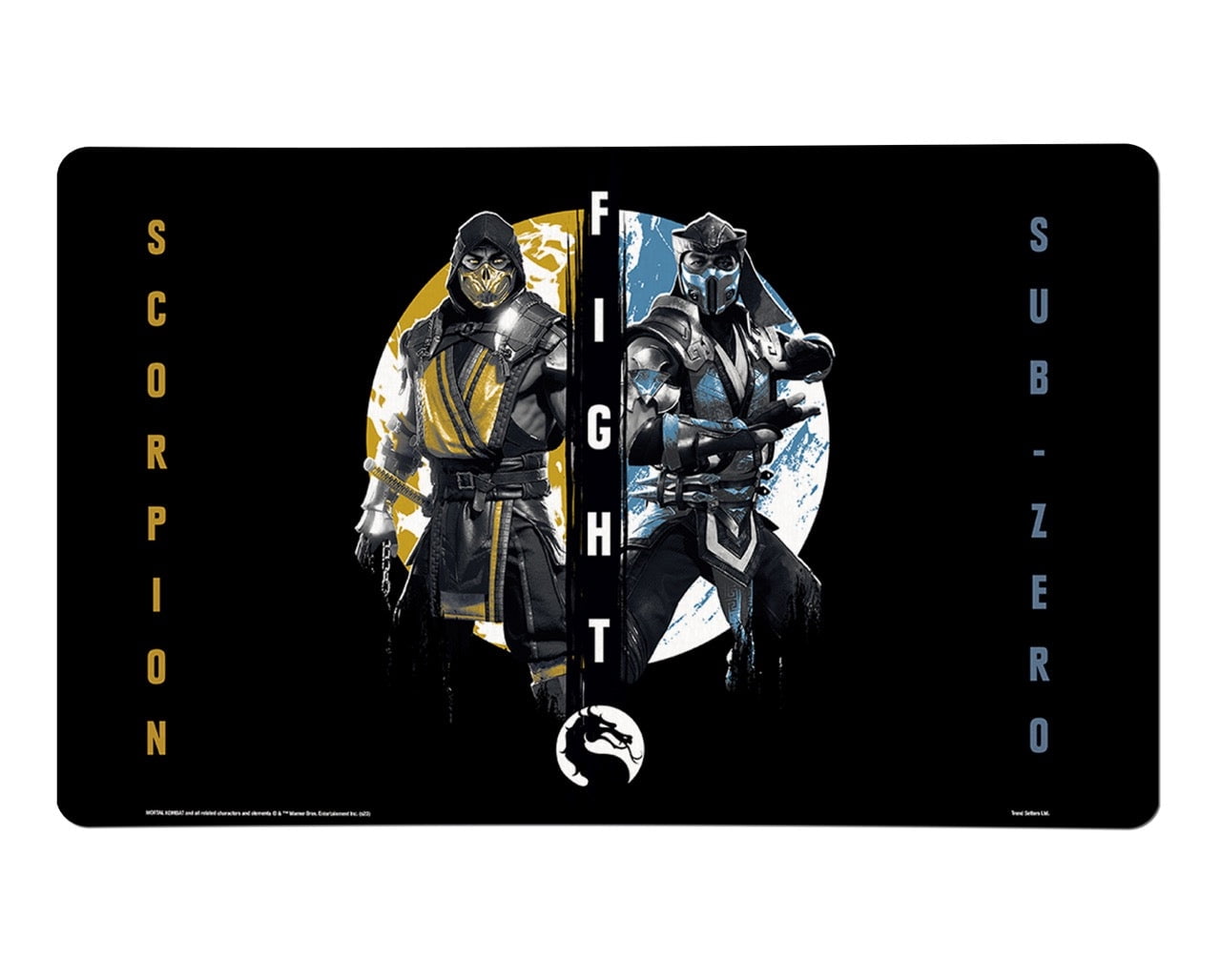 Mortal Kombat (Scorpion V. Sub Zero) Desk Mat - Walmart.com