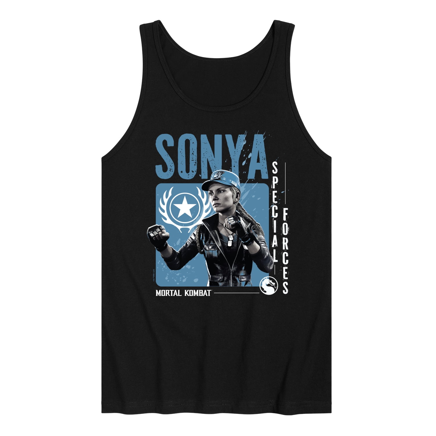 Mortal Kombat - Sonya Mortal Kombat - Adult Jersey Tank - Walmart.com