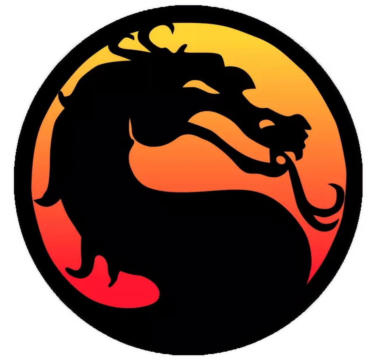 Mortal Kombat Sticker Logo Phone Decal Water Bottle Stickers Car Decals ...