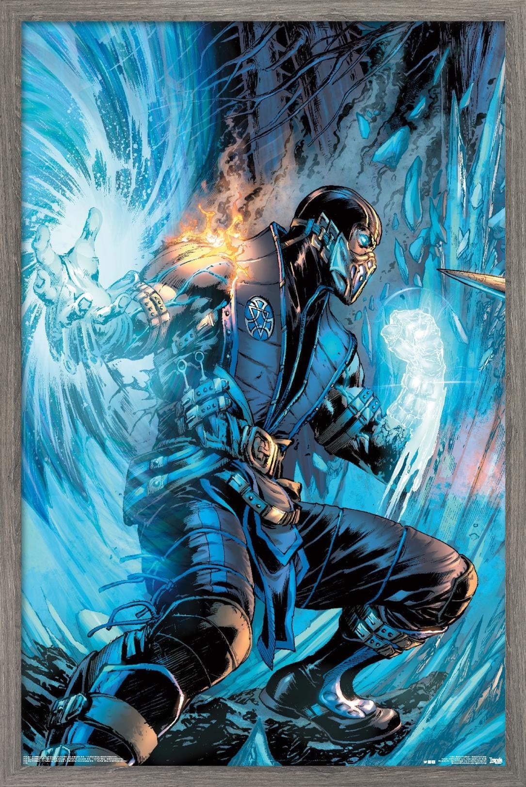 Mortal Kombat - Sub-Zero Comic Wall Poster, 22.375" x 34" Framed ...