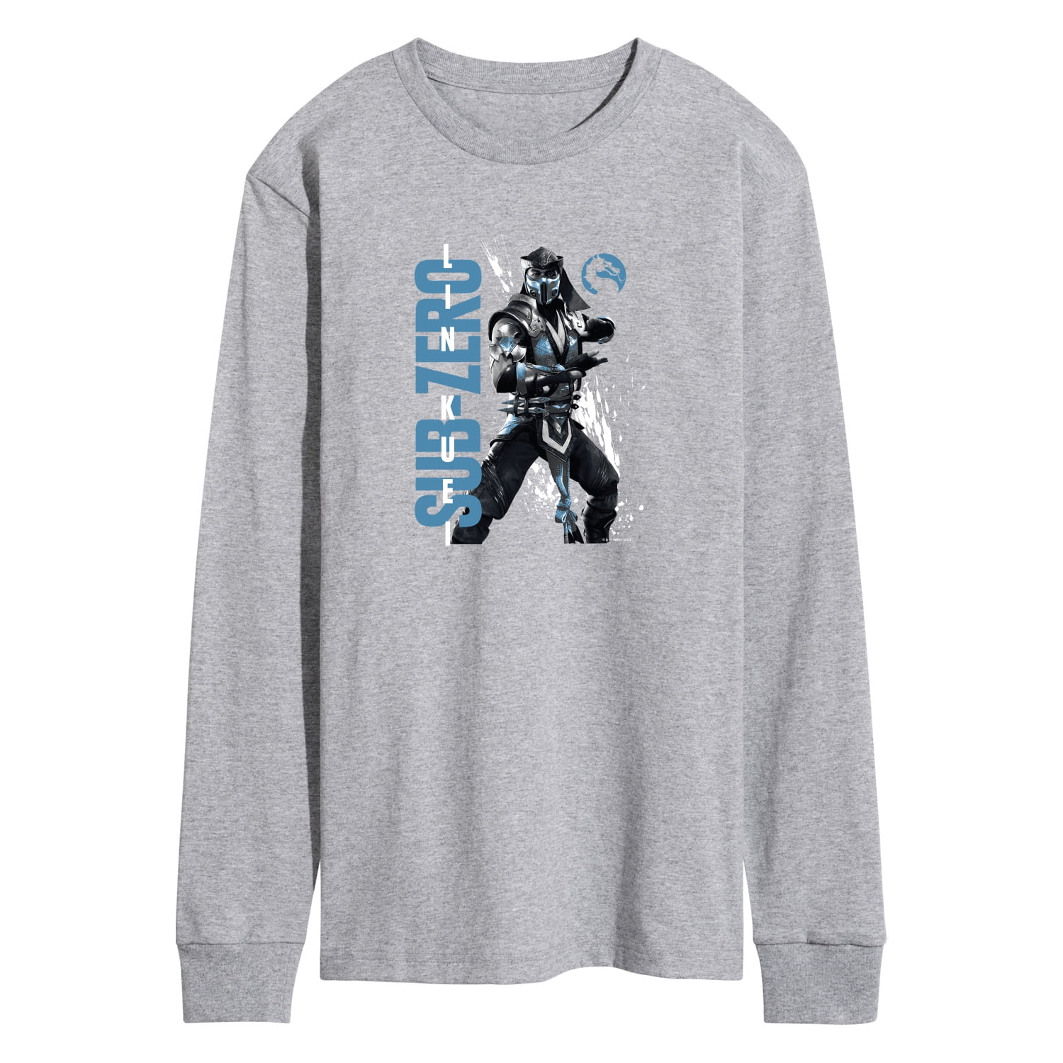 Mortal Kombat - Sub Zero Lin Kuei - Adult Long Sleeve Tee - Walmart.com