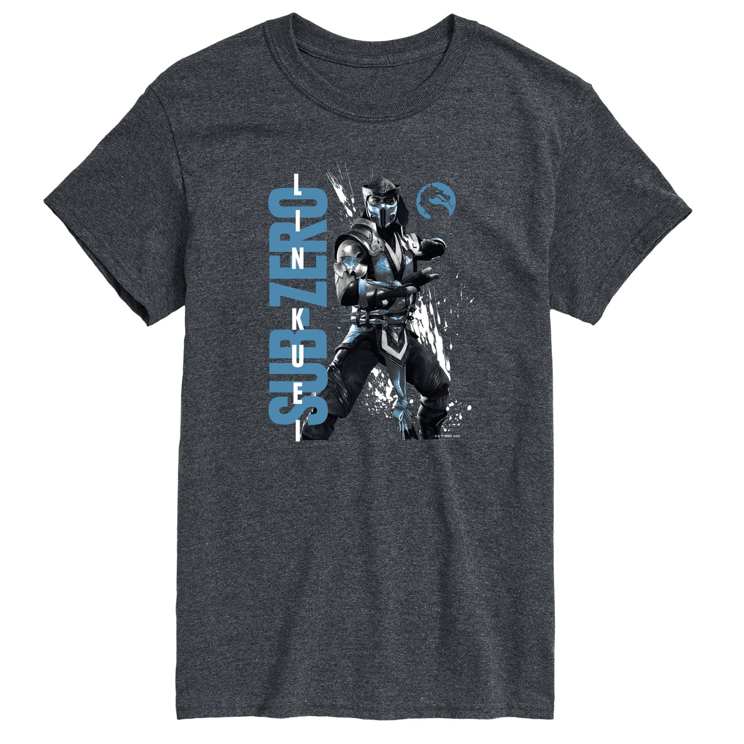 Mortal Kombat - Sub Zero Lin Kuei - Men's Short Sleeve Graphic T-Shirt ...