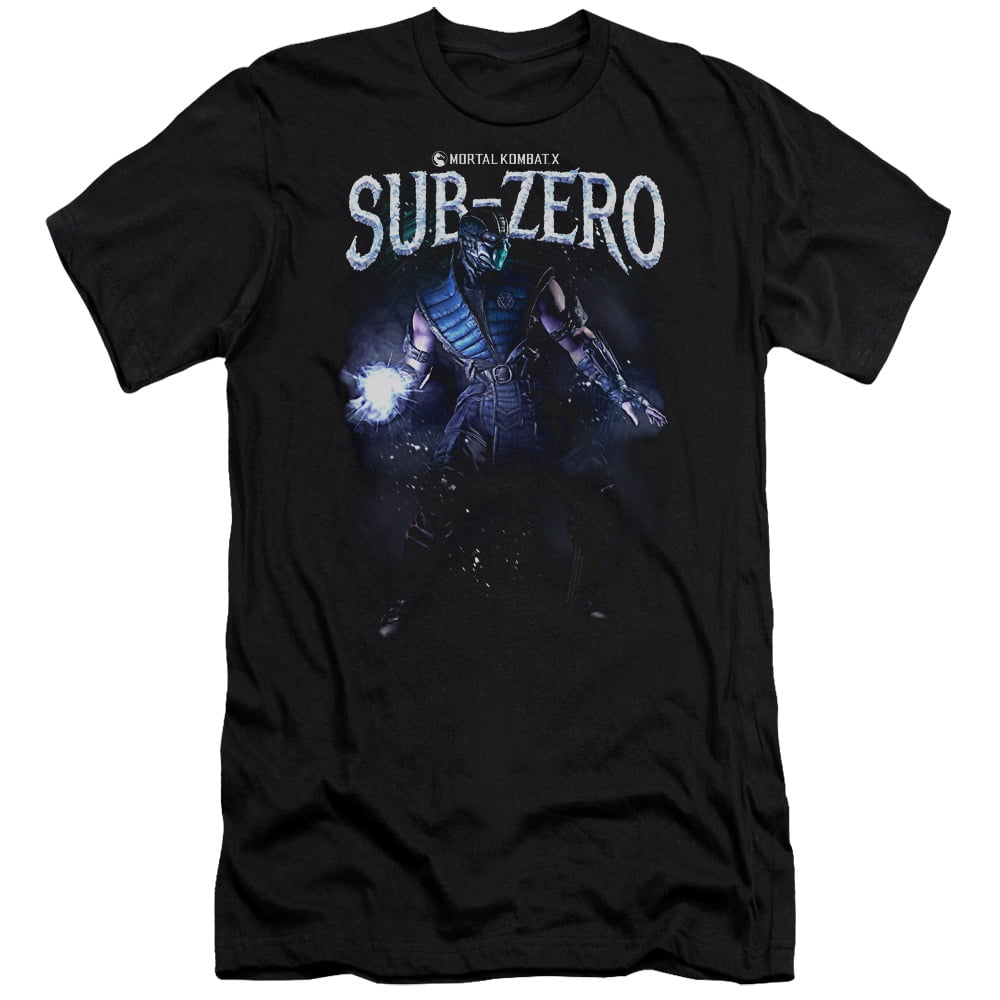 Mortal Kombat Sub-Zero Mens Slim Fit Shirt - Walmart.com