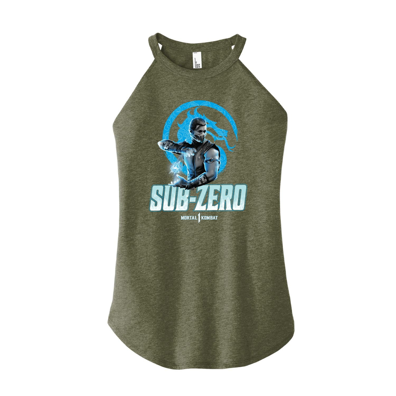 Mortal Kombat - Sub Zero Mk1 - Juniors High Neck Tank Top - Walmart.com