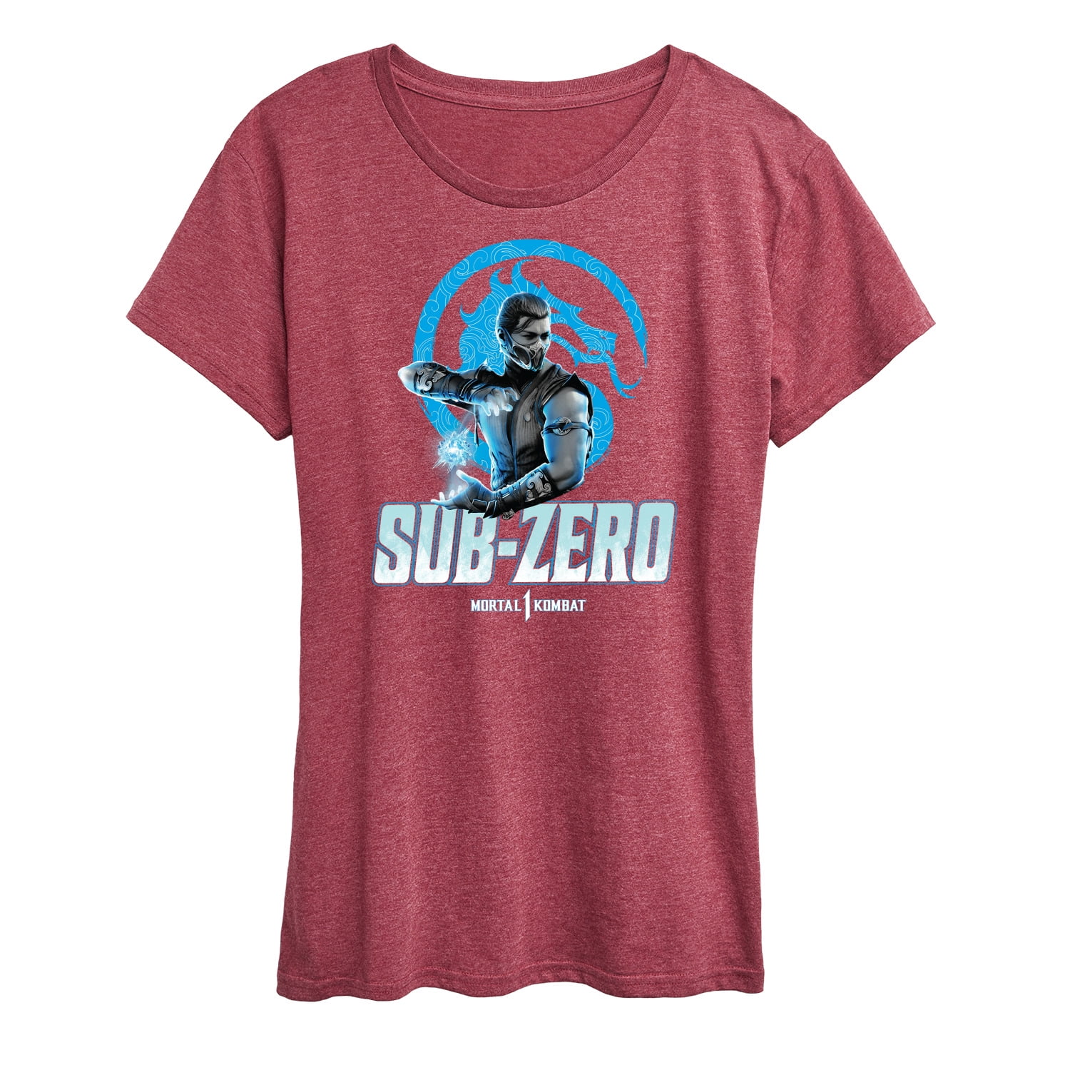 Mortal Kombat - Sub Zero Mk1 - Women's Short Sleeve Graphic T-Shirt ...