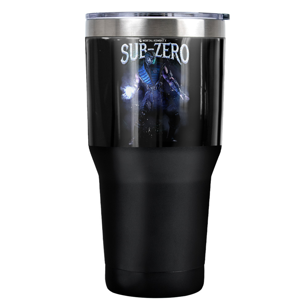 Mortal Kombat Sub-Zero Stainless Steel Tumbler 30 oz Coffee Travel Cup ...