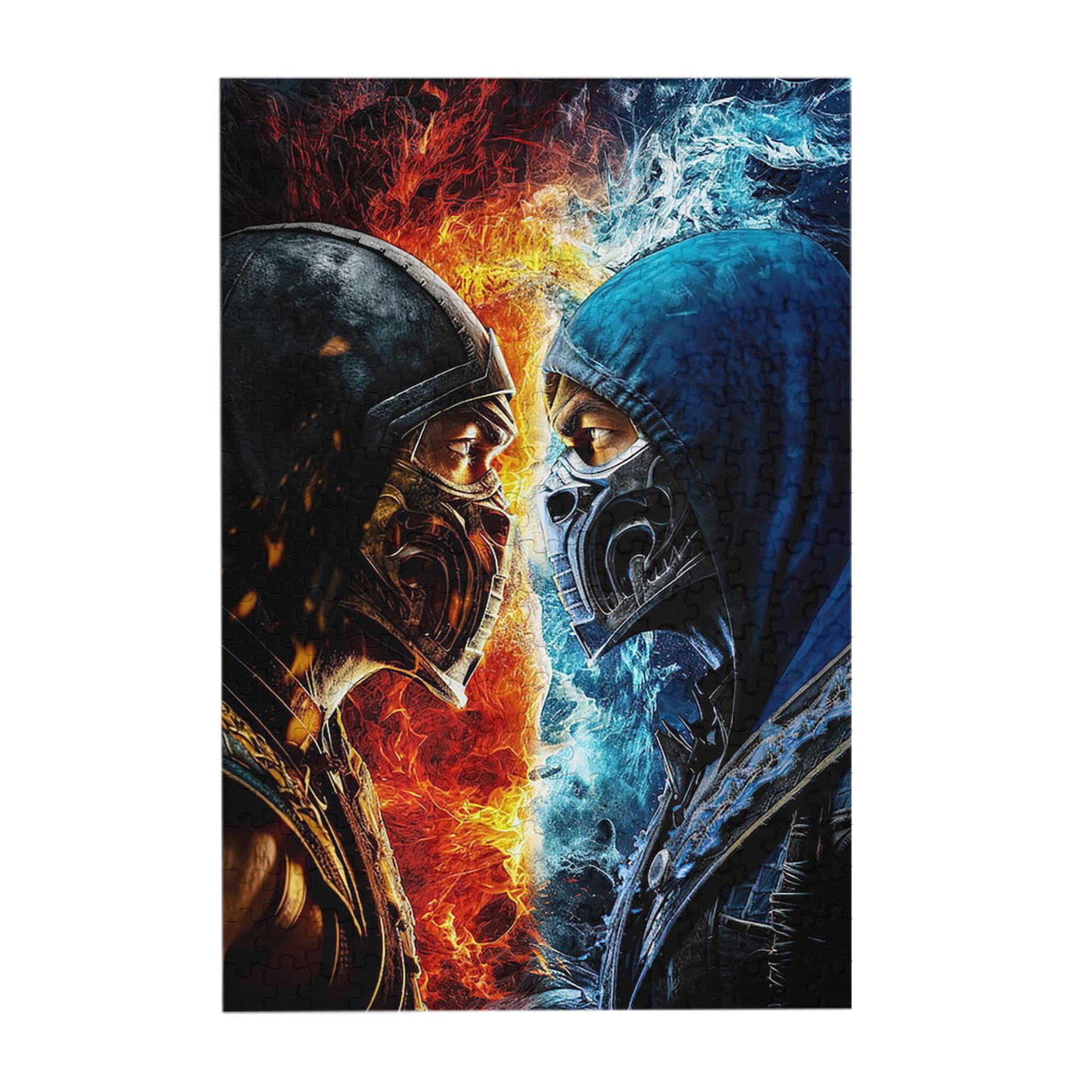 Mortal Kombat Wooden Jigsaw Puzzle 300 Pieces Game For Adults Gift Art ...