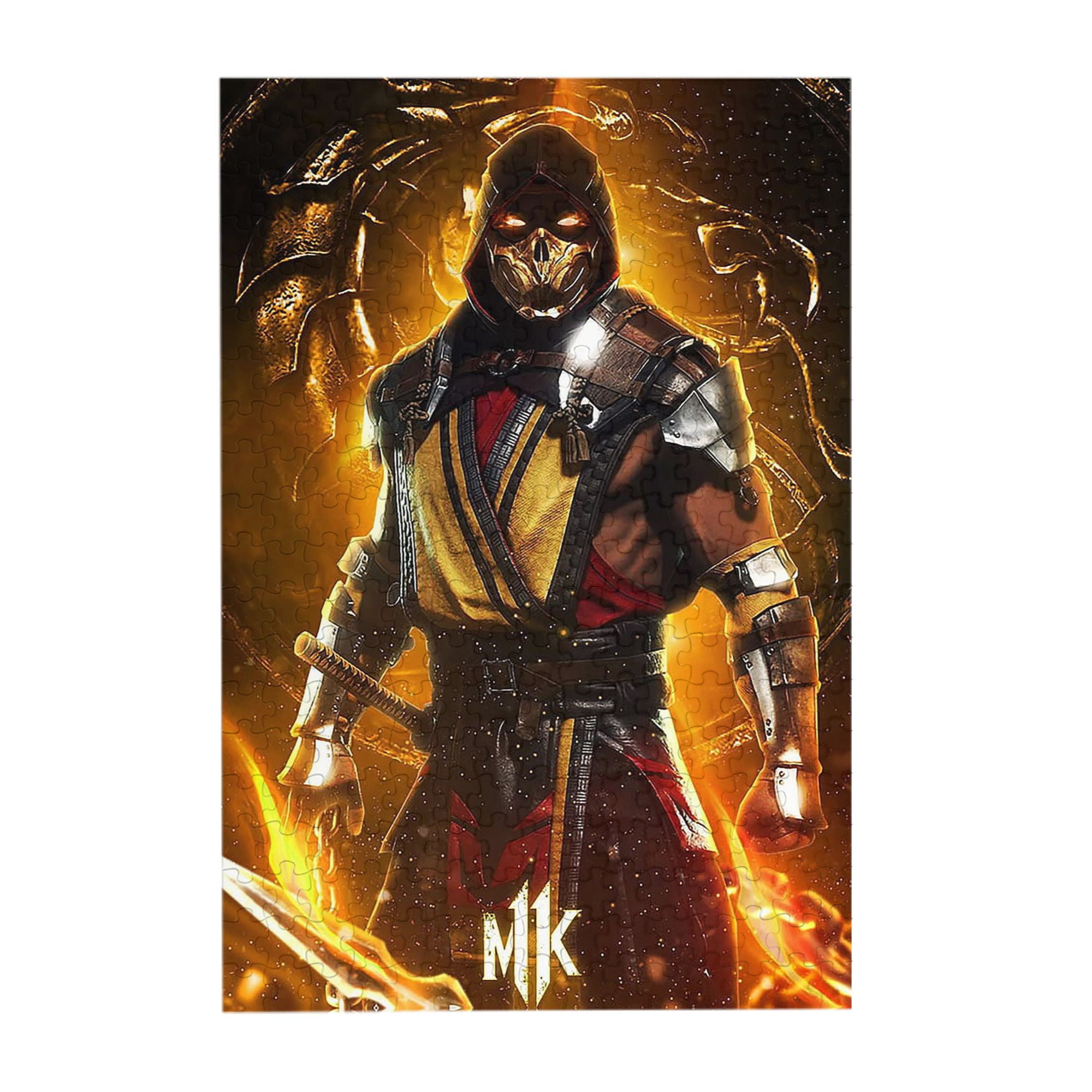 Mortal Kombat Wooden Jigsaw Puzzle 300 Pieces Game For Adults Gift Art ...
