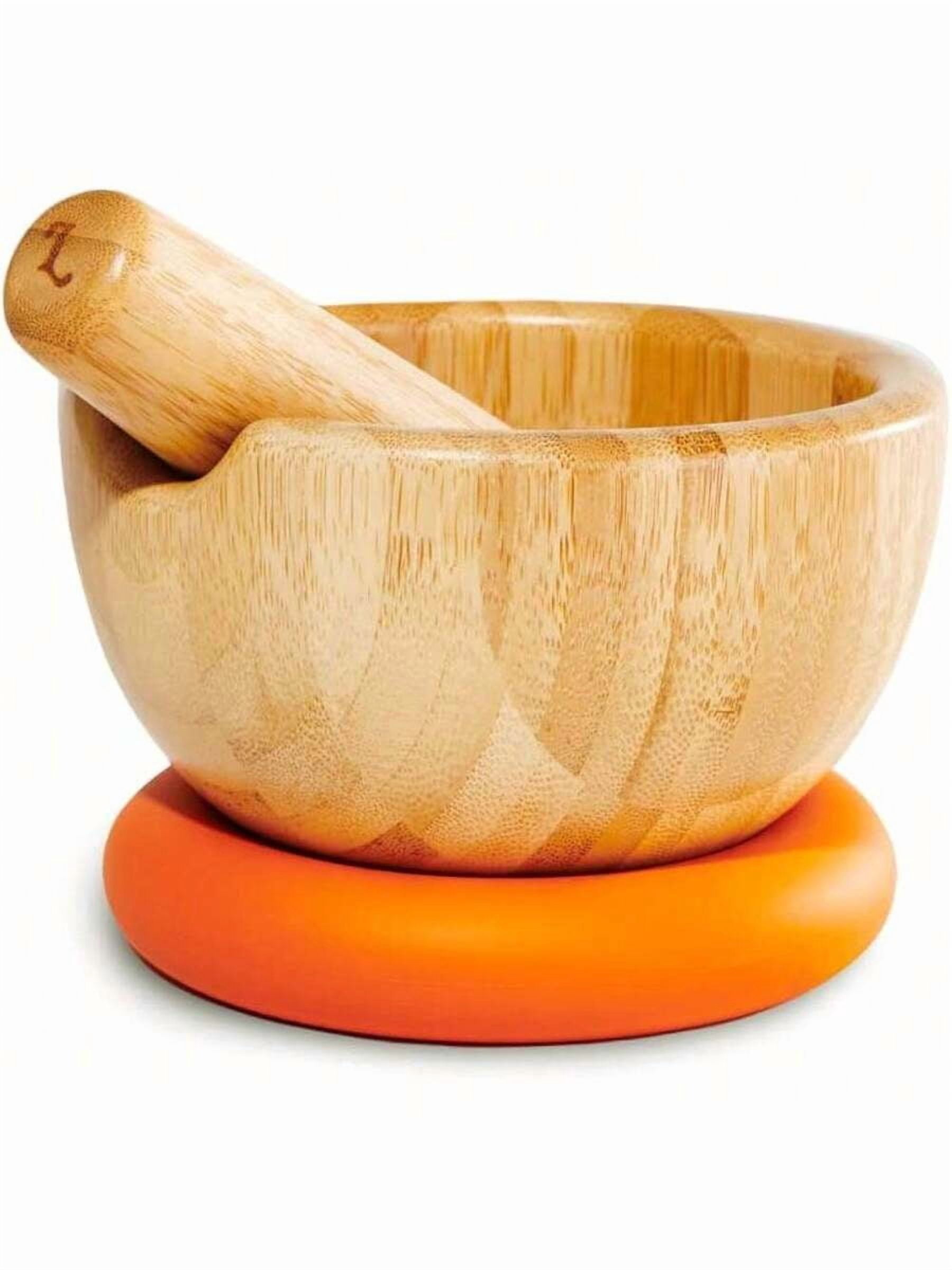 Mortar And Pestle Set With Base，5.25" Premium Grinding Bowl Green ...