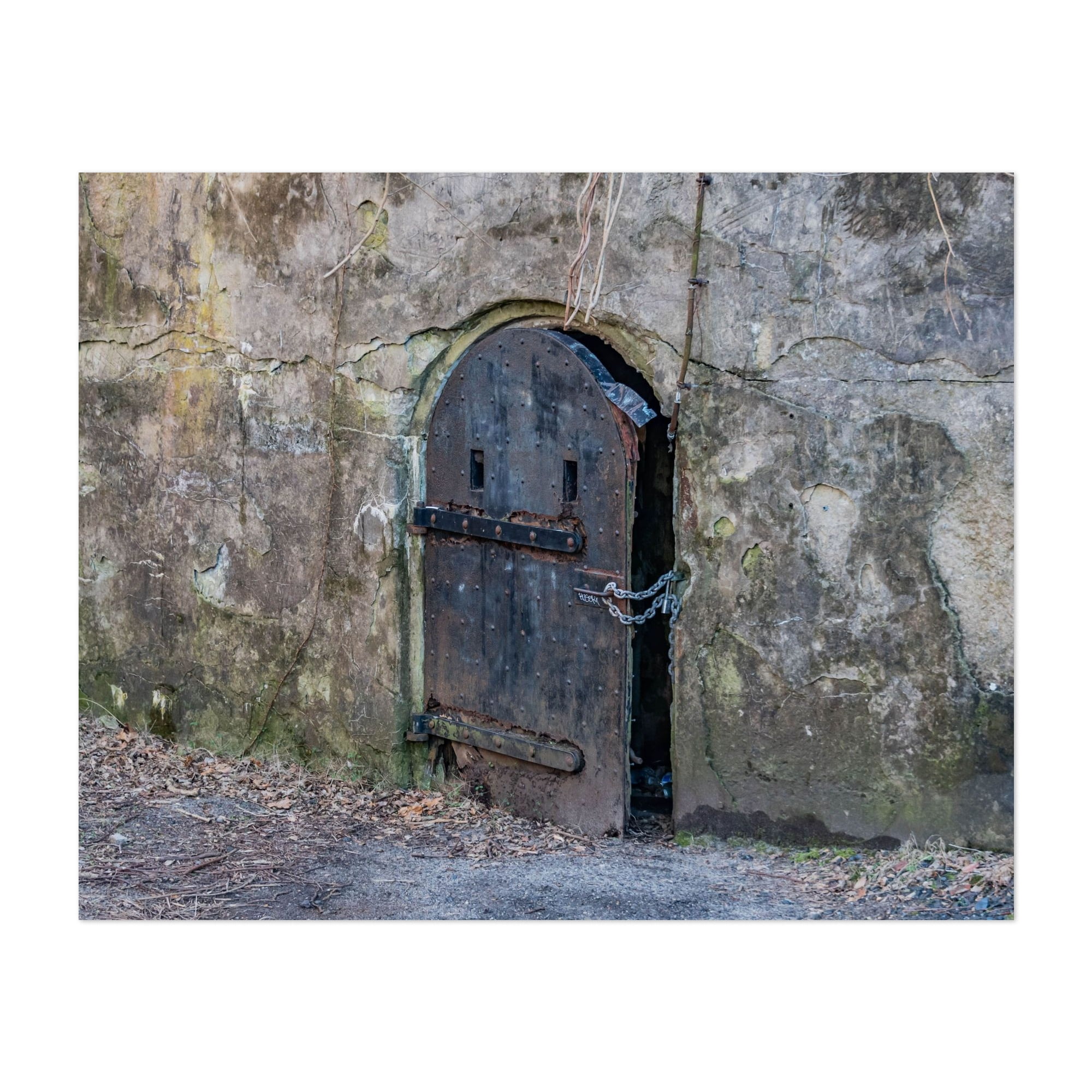 Mortar Battery Door - Highlands New Jersey Photography Abandoned Creepy ...