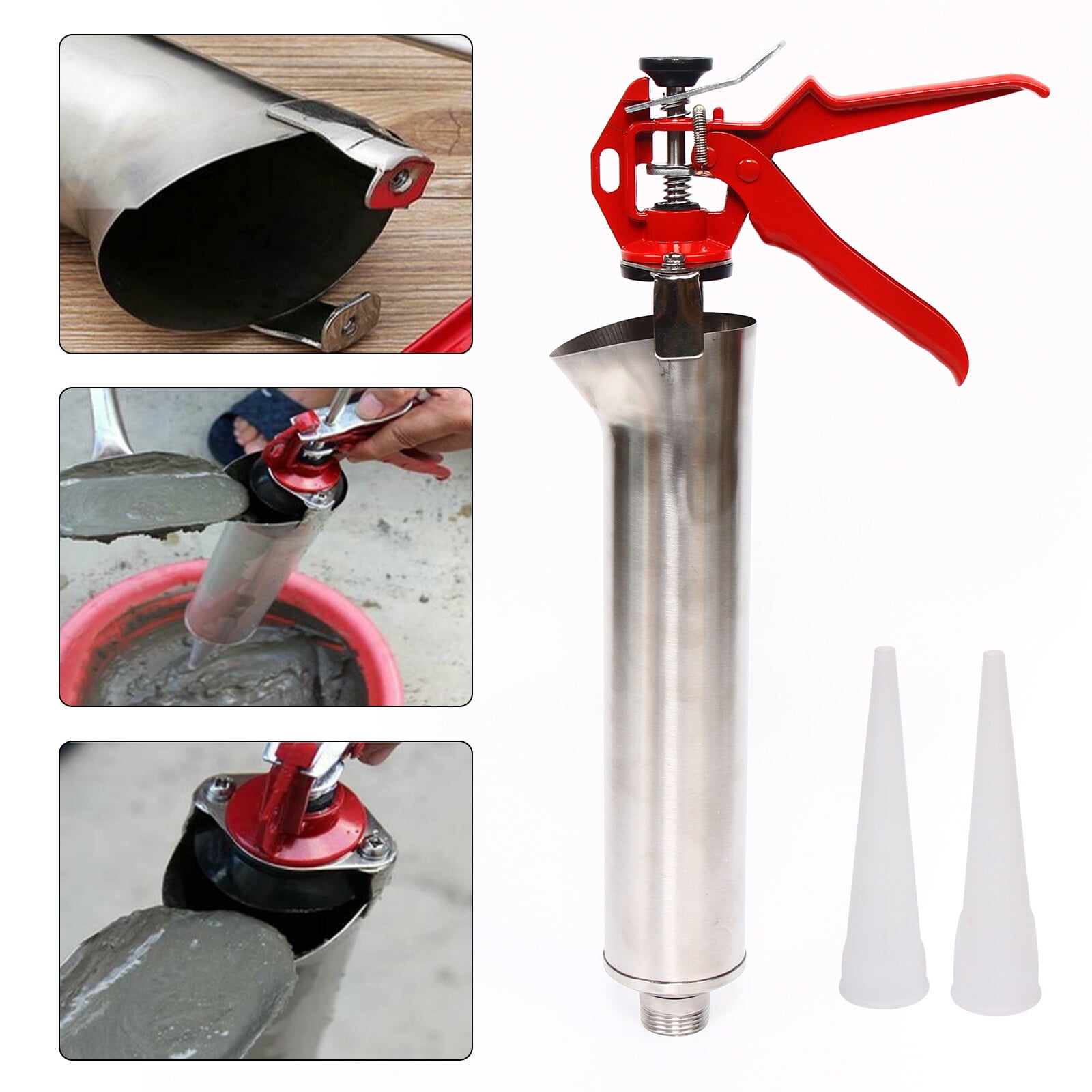 Mortar Grouting Gun Brick Pointing Tile Cement Applicator Tool 2 ...