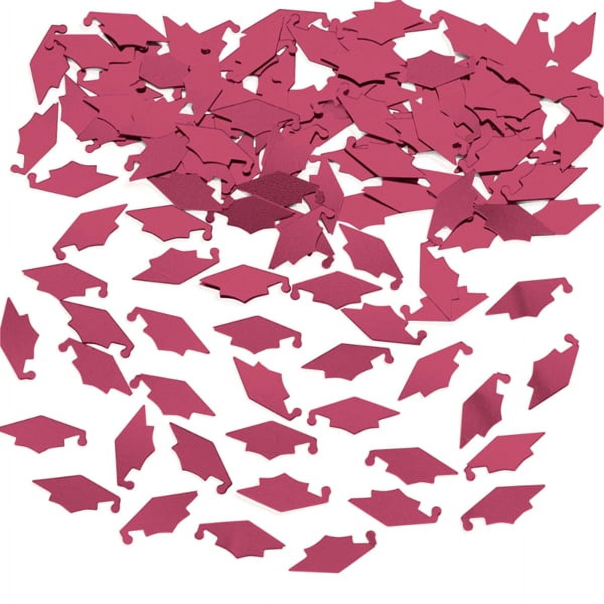 Mortarboards Graduation Confetti - Burgundy - Walmart.com