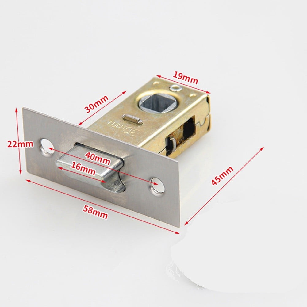 Mortice Door Tubular Latch Internal Bolt Facility Sprung Catch Flat ...