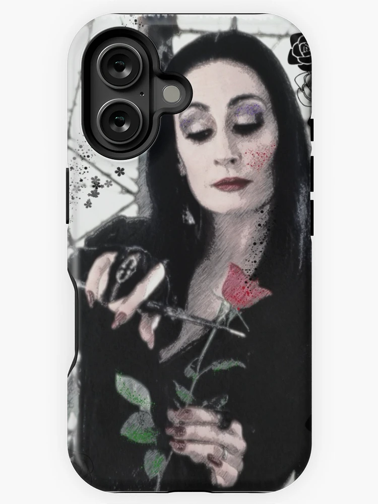 Morticia Addams Case iPhone 11 12 13 14 15 16 Pro Max Gothic Horror ...