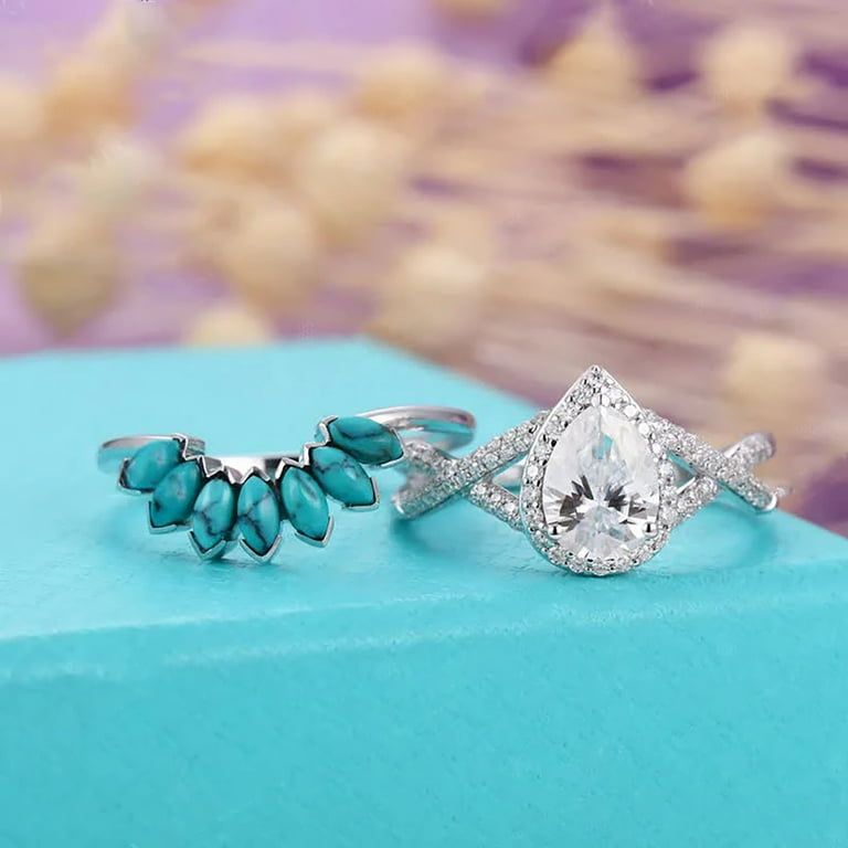 Teal promise rings store