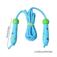 K-Roo Sports 7-foot Jump Rope with Plastic Beaded Segmentation, Pink ...