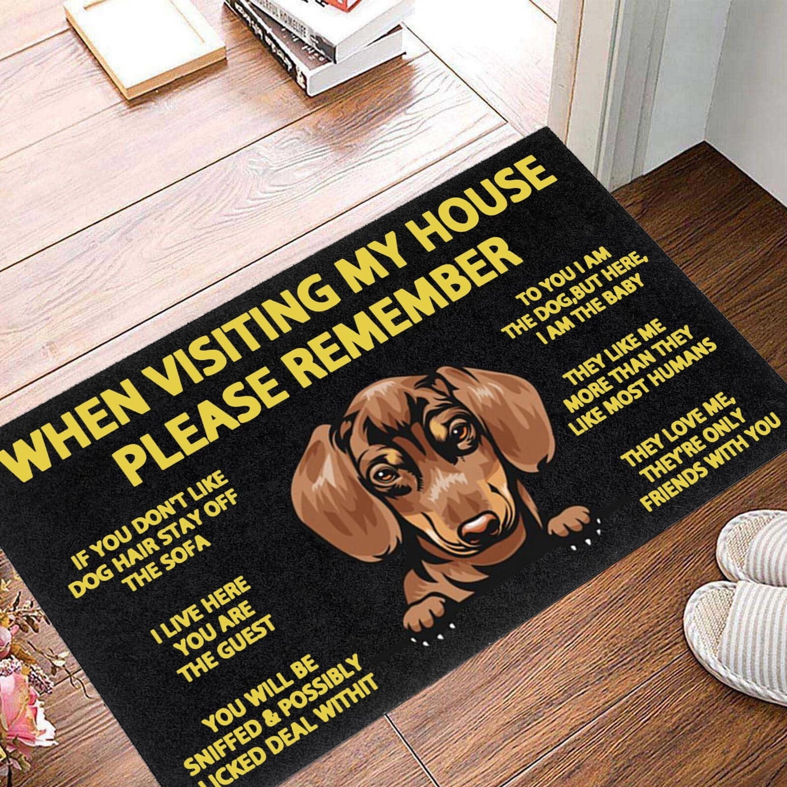 Mortilo Siberian Chihuahua Doormat Kitchen Bath Dog Interior Monologue ...