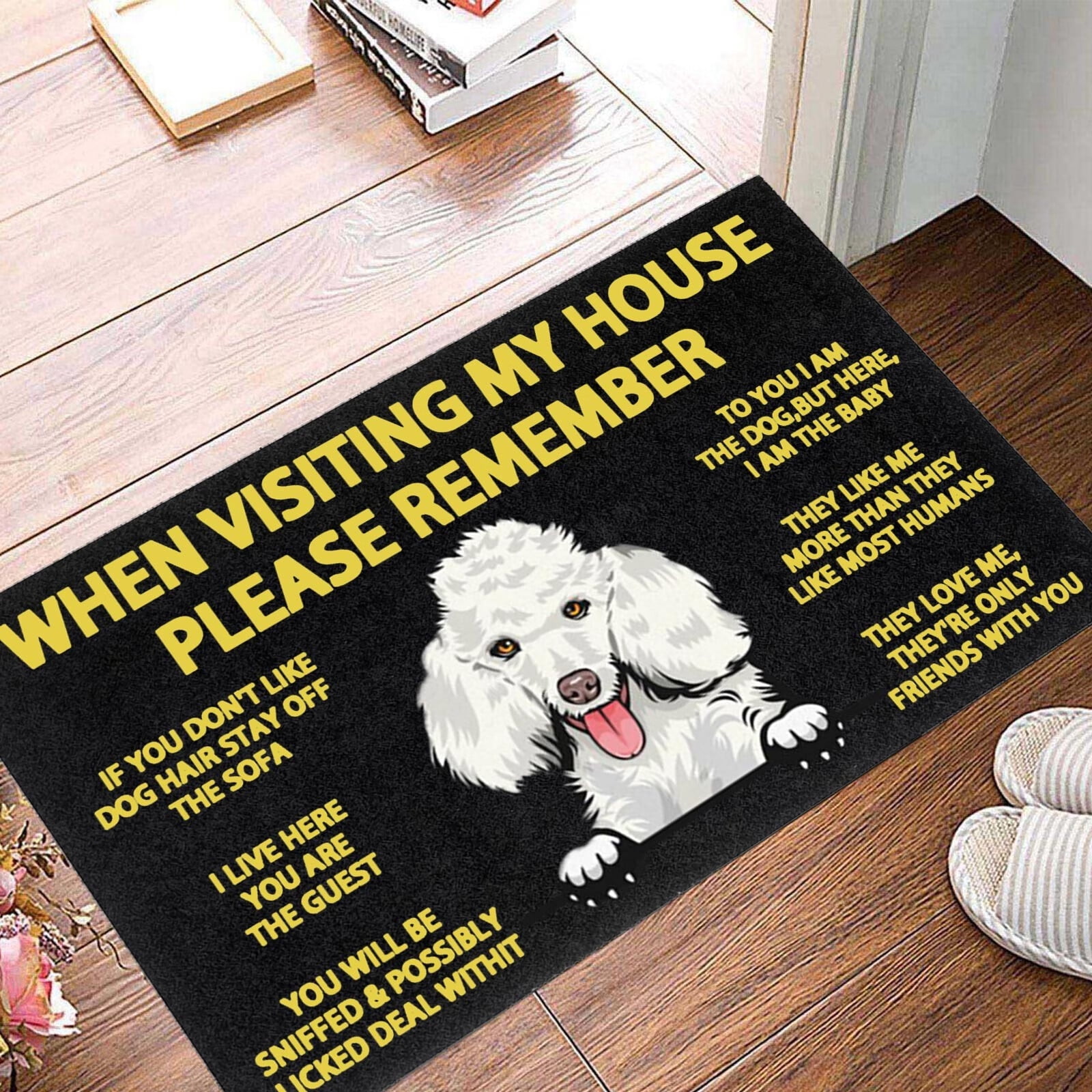 Mortilo Siberian Chihuahua Doormat Kitchen Bath Dog Interior Monologue ...