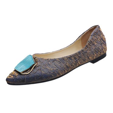 Alone Women's Flat Slip On Quilted Double Layer Foam Padded Cushion ...