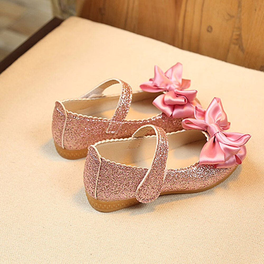 Mortilo Toddler Flower Girl Dress Shoes - Girl Bowknot Ballet Party ...