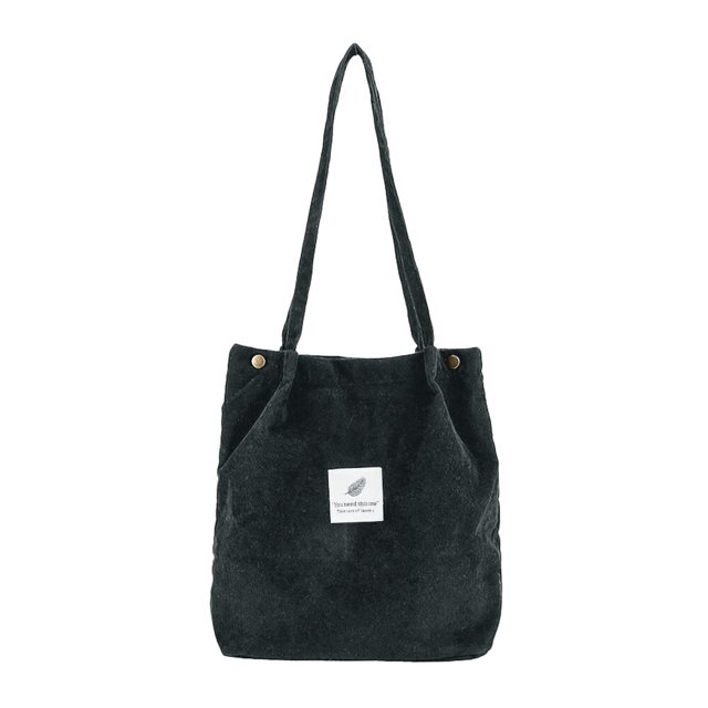 Mortilo Travel Color Tote Shoulder Women Satchel Hand Bag Corduroy Bag