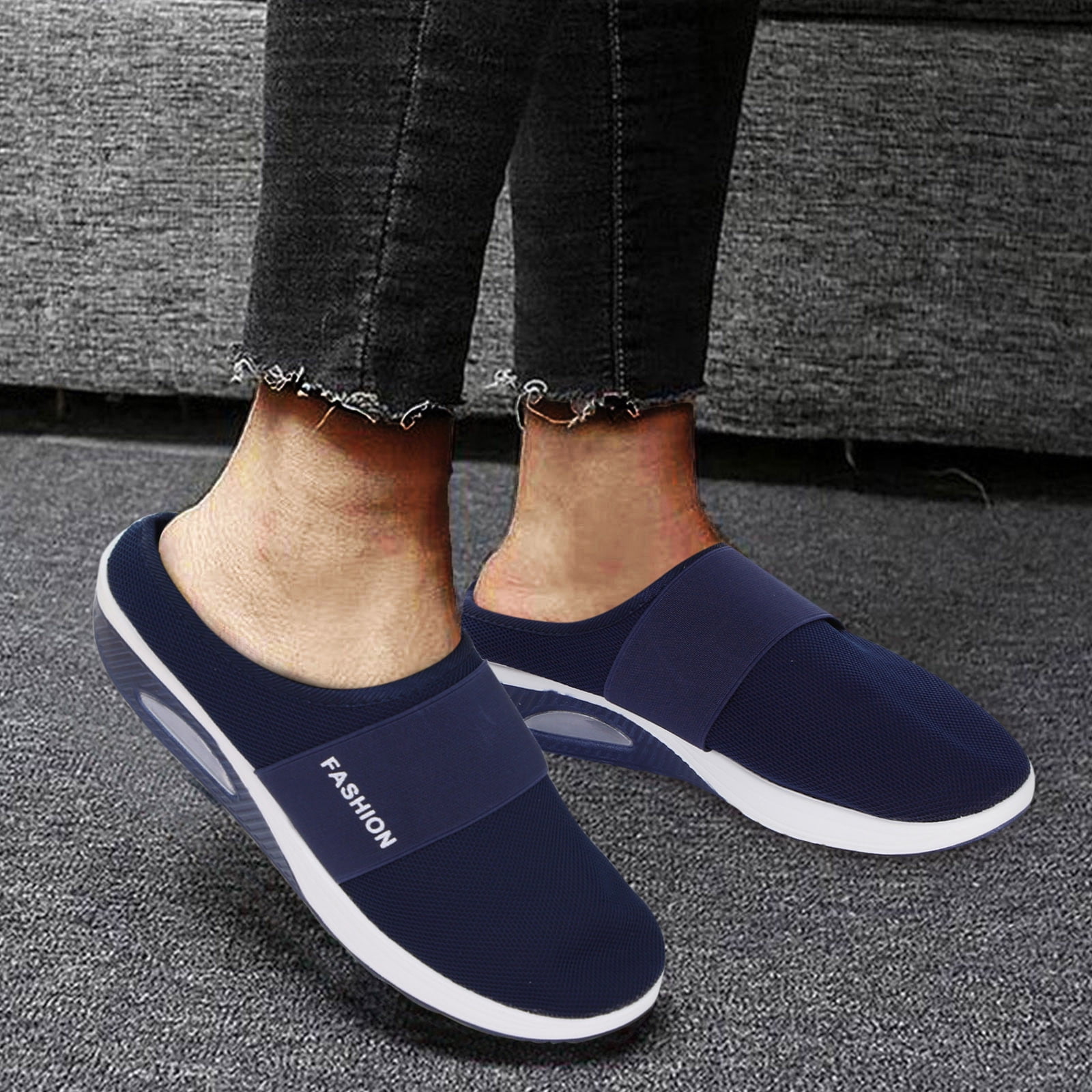 Mortilo Women's casual shoes Air Cushion On Orthopedic Walking Shoes ...