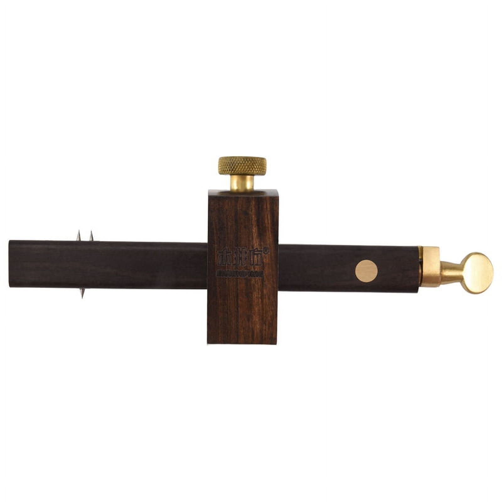 Mortise Gauge, Woodworking Scriber Marking Tool 6.4in Ebony Square Brass Screw Type Sliding Mark ...