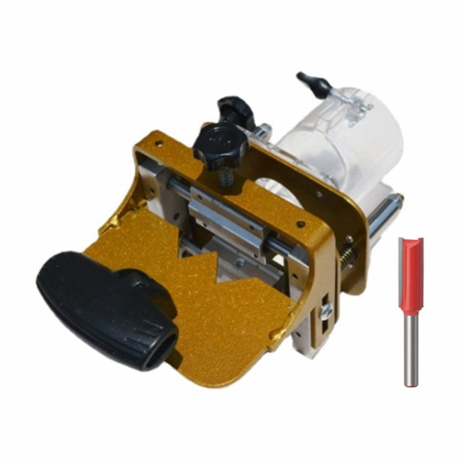 Mortise Jig For 65mm Wood Trimmers 2 In 1 Invisible Slotting Bracket ...